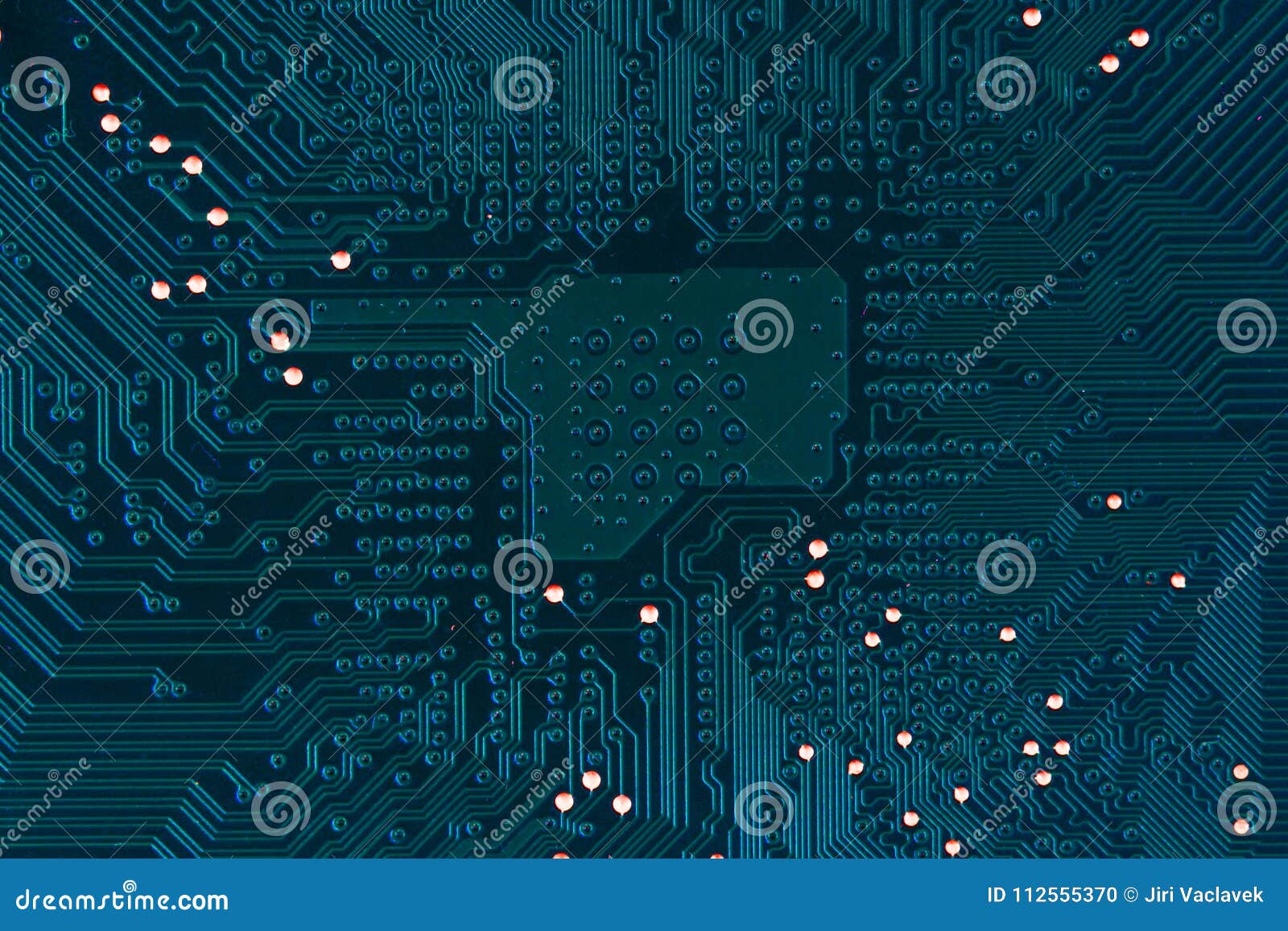 Blue microchip texture stock photo. Image of science - 112555370