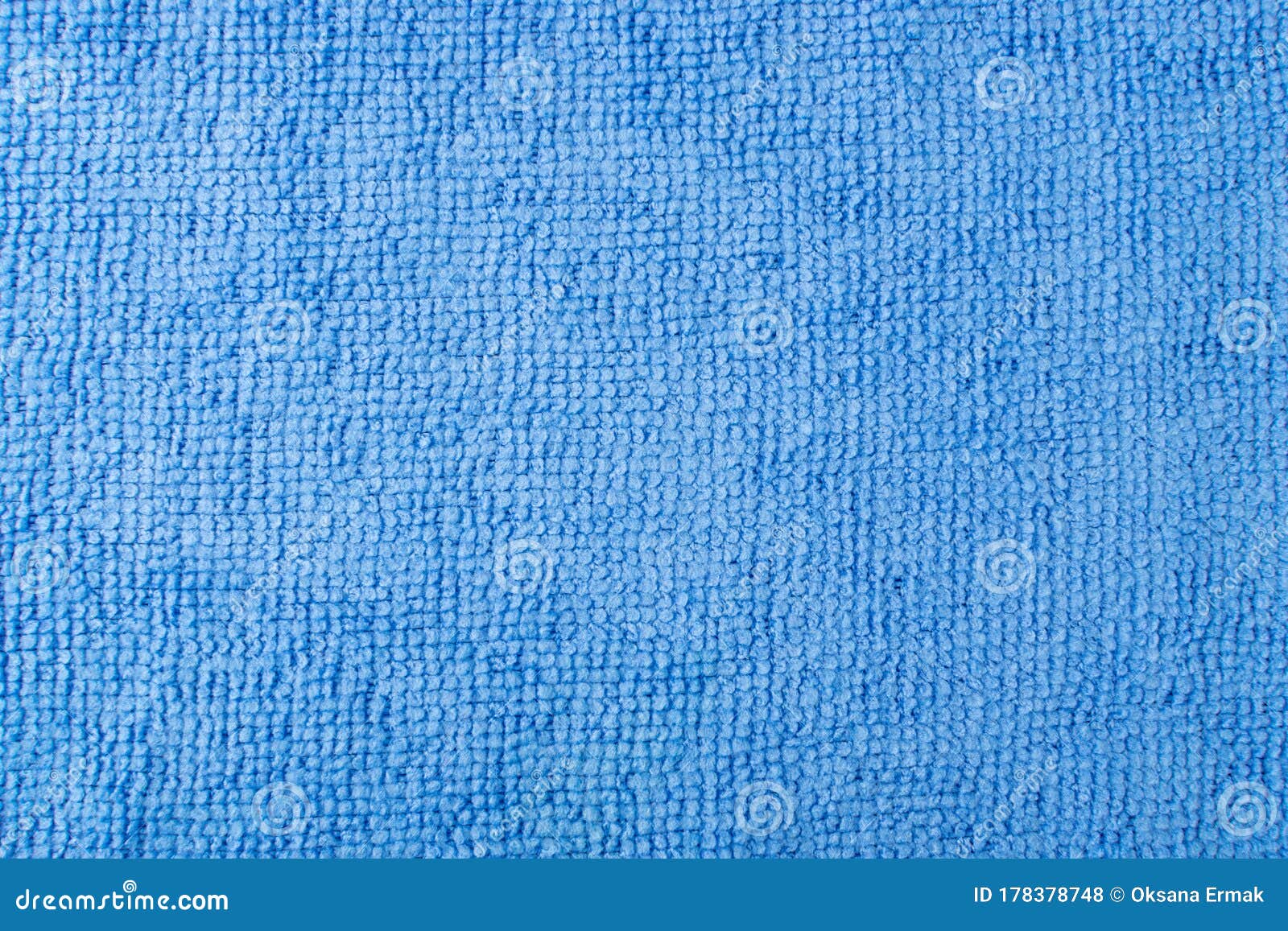 Blue Microfiber Cleaning Cloth Texture Background Top View Stock Photo ...