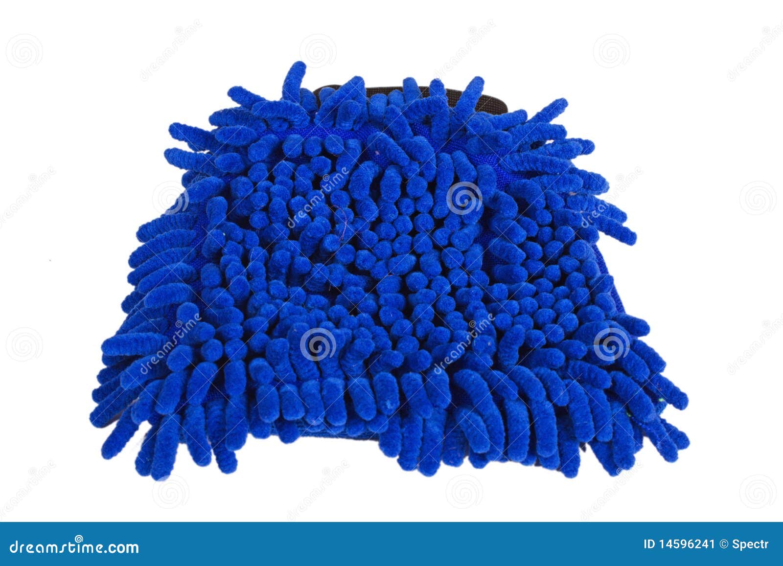 Blue microfiber duster stock image. Image of hair, removal - 14596241