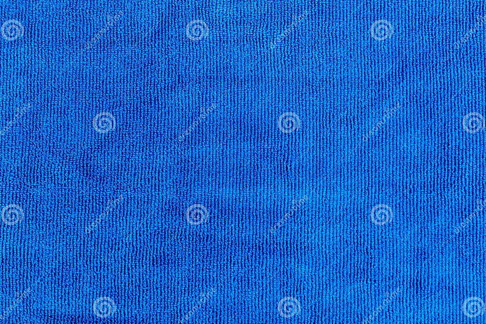 Blue Microfiber Fabric Texture for Abstract Background Stock Photo ...