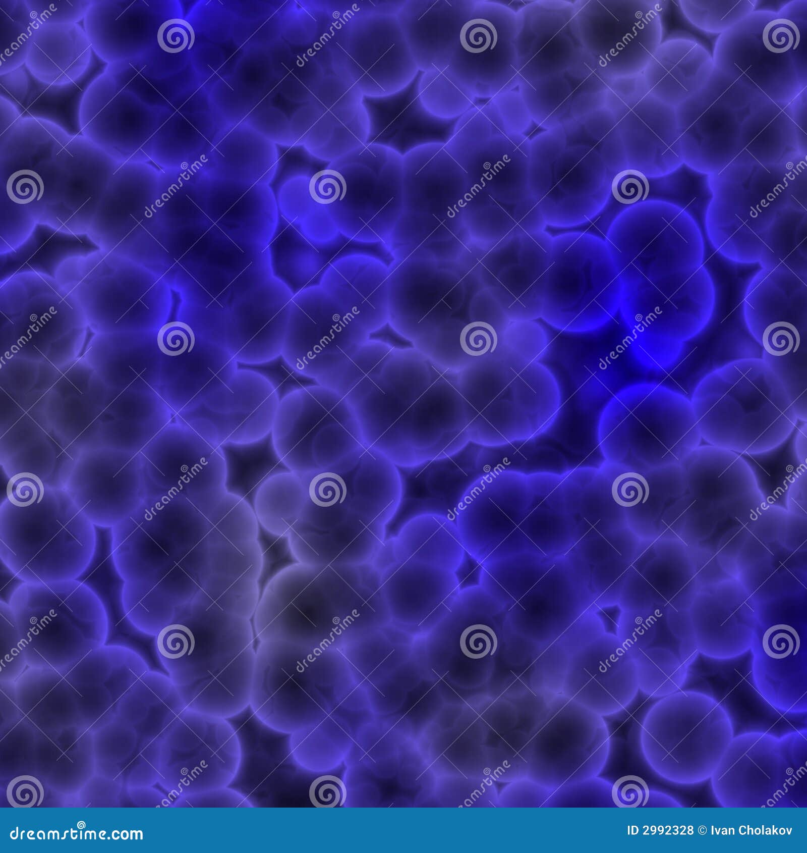 Blue microorganisms stock illustration. Illustration of fluid - 2992328