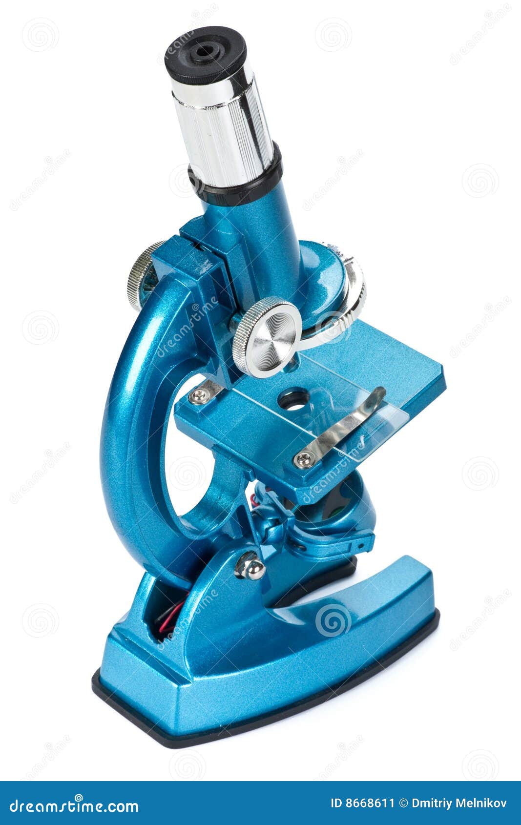 Blue microscope stock image. Image of examine, exploration - 8668611