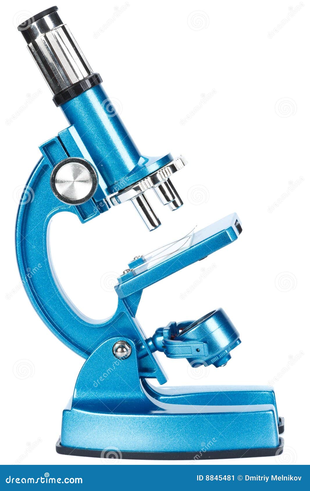 Blue Microscope Royalty-Free Stock Photo | CartoonDealer.com #224411493