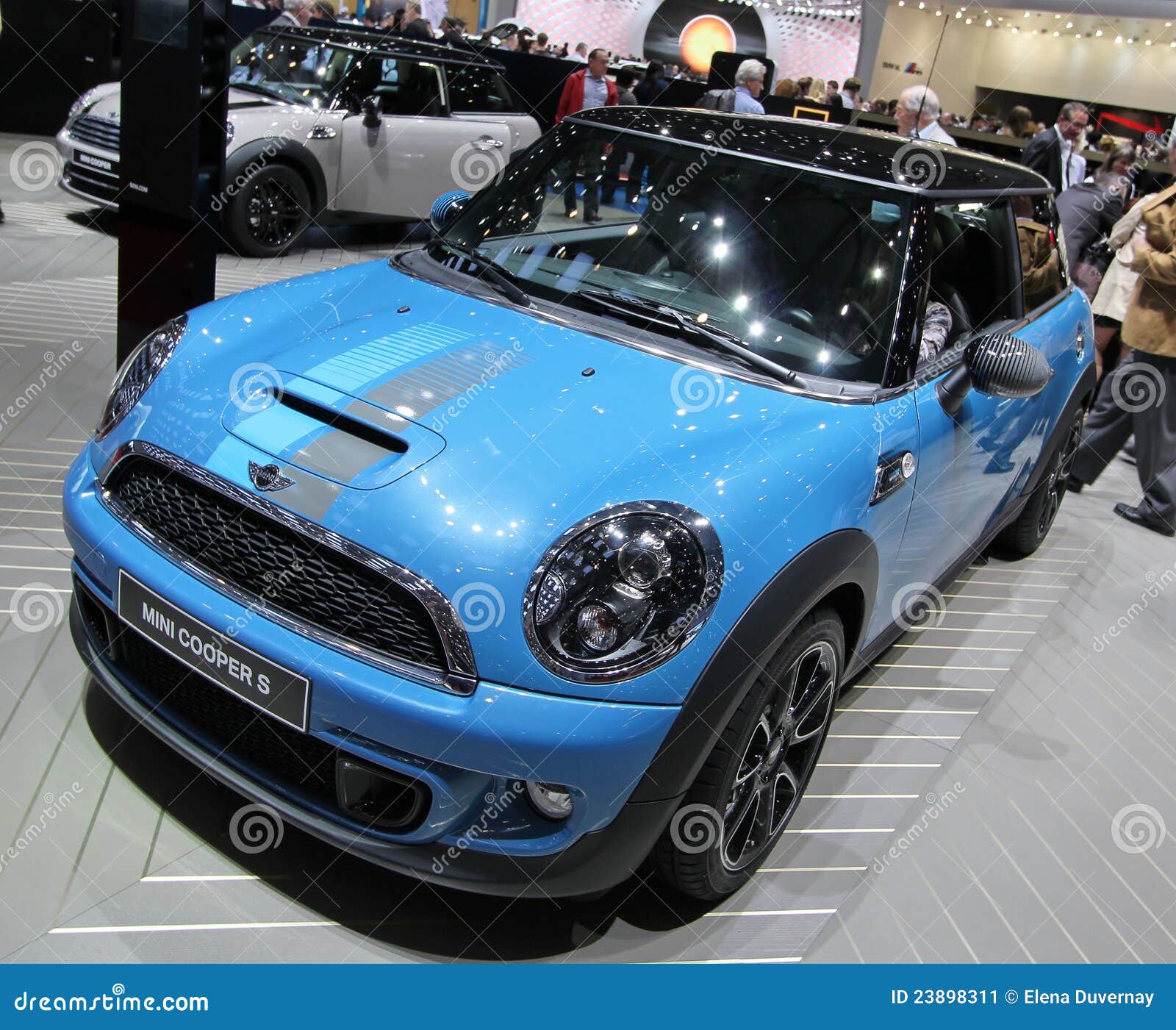 Blue Mini Cooper S With Aggressive Bodykit In The Elite Showcase ...