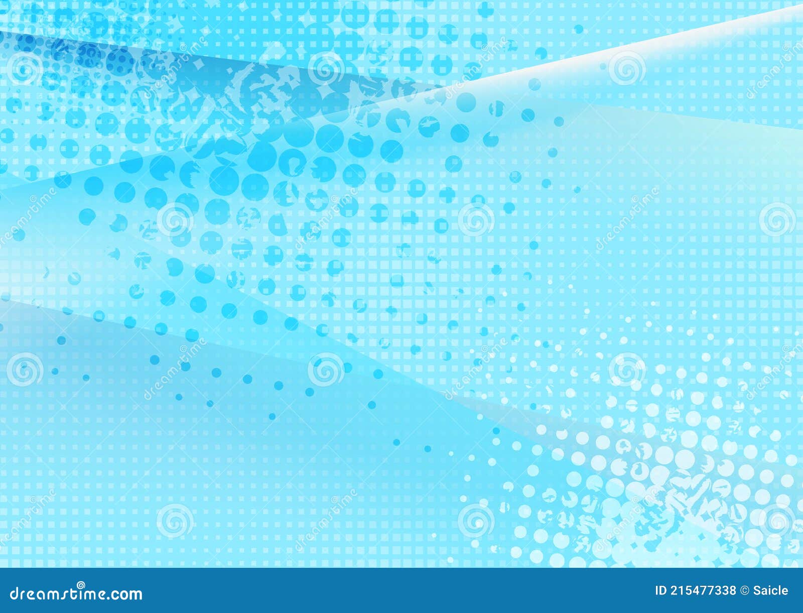 Blue Abstract Geometric Minimal Background Stock Vector - Illustration ...