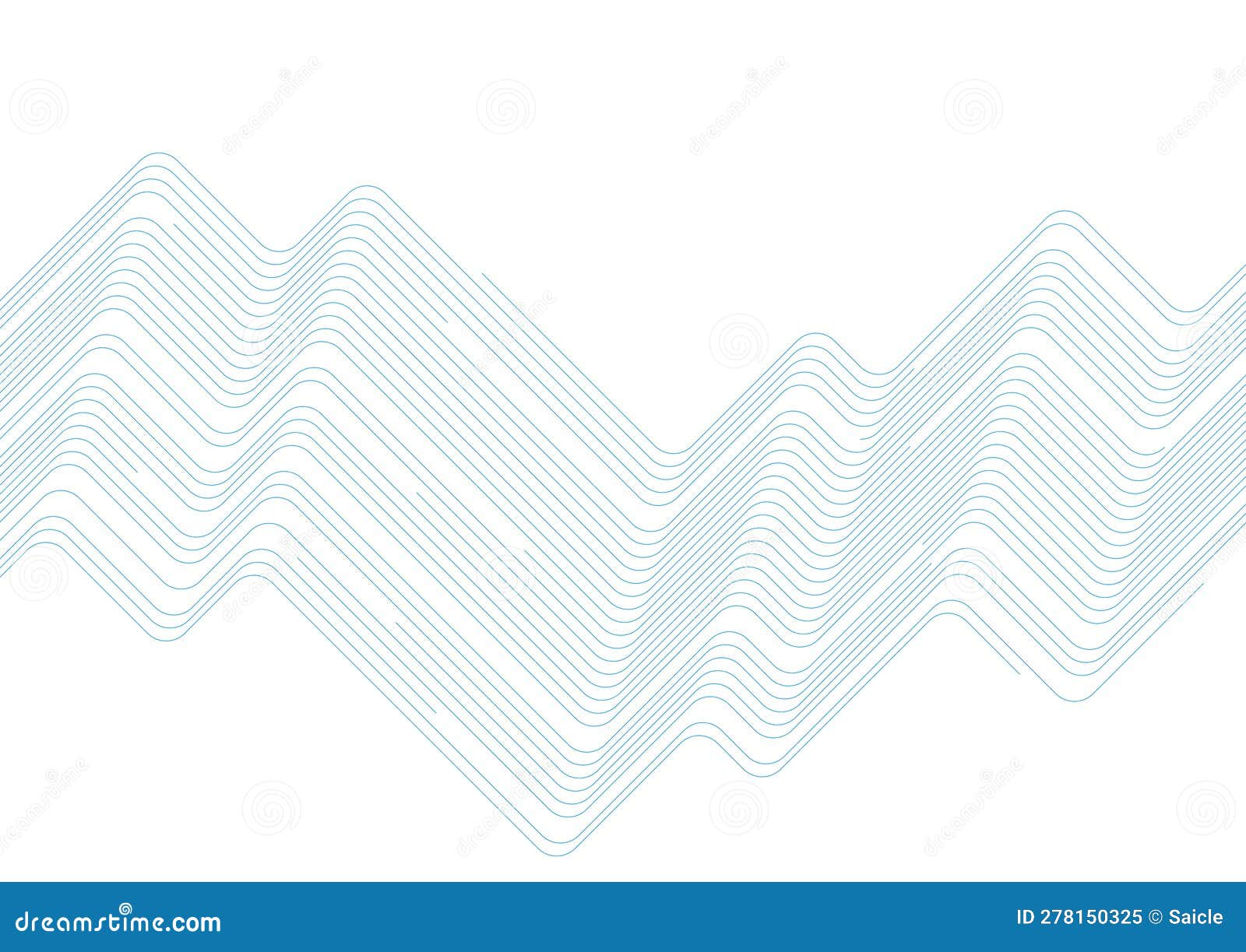 Blue Minimal Tech Lines Abstract Futuristic Background Stock ...
