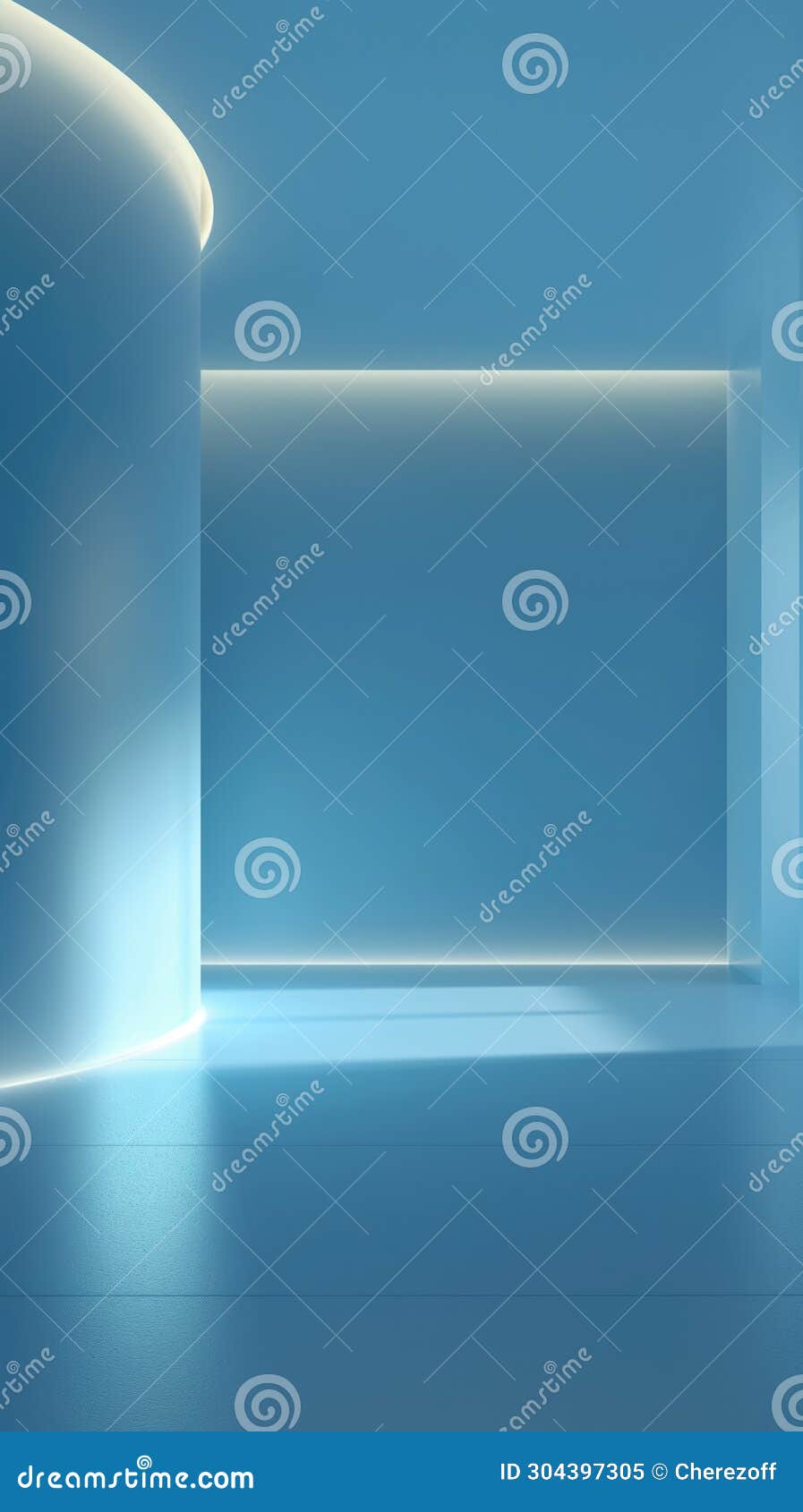 Blue Minimalist Background for Presentation Stock Illustration ...