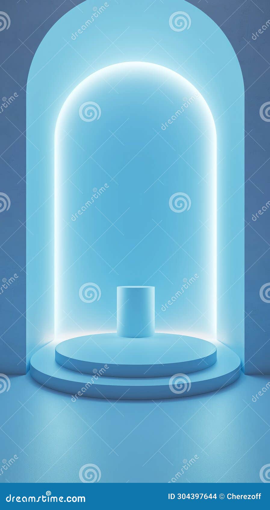 Blue Minimalist Background for Presentation Stock Illustration ...