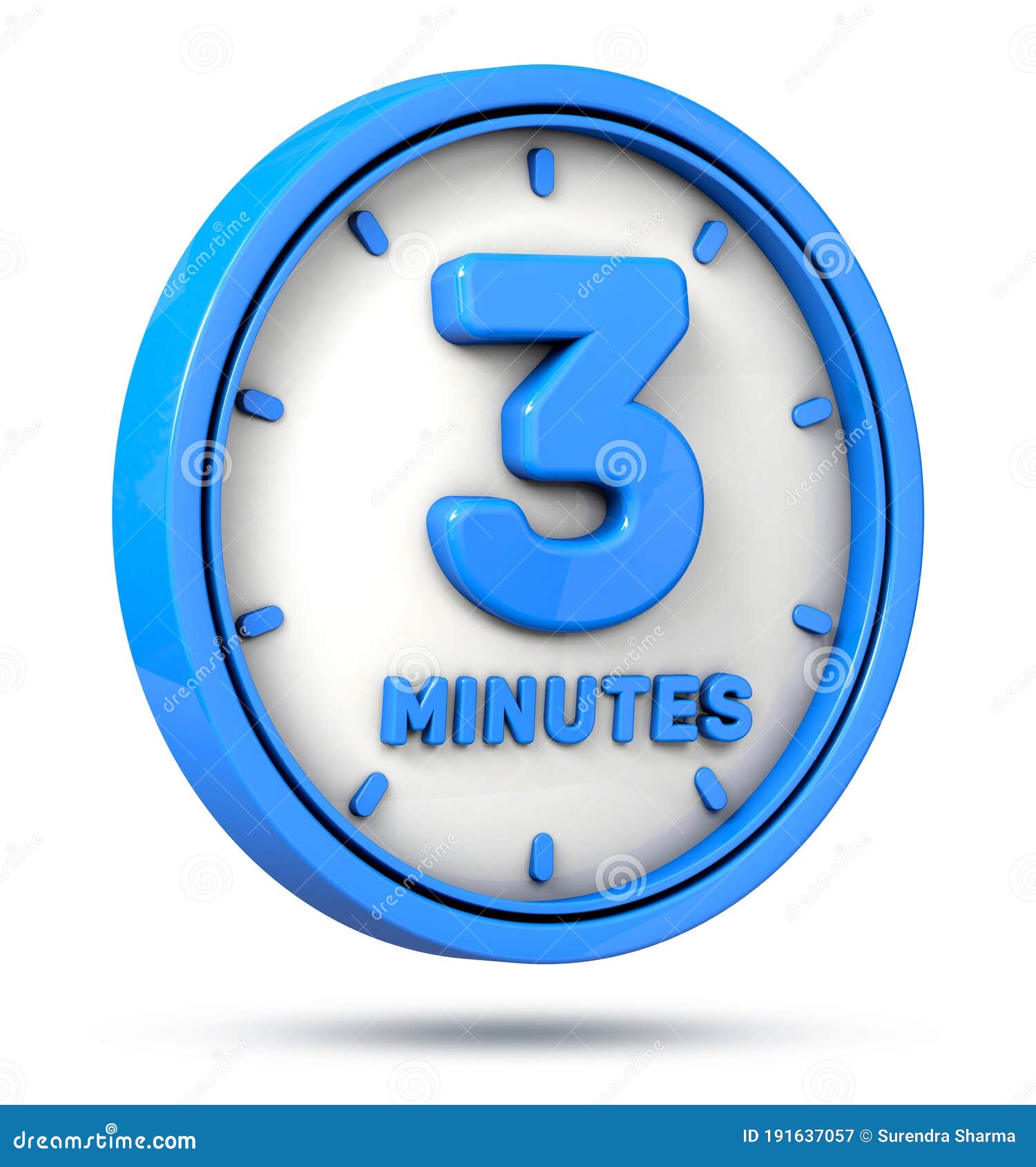 Blue 3 Minutes on White Background. 3 Min Logo. 3d Illustration. Stock ... Blue 3 Minutes on White Background. 3 Min Logo. 3d Illustration. Stock ...