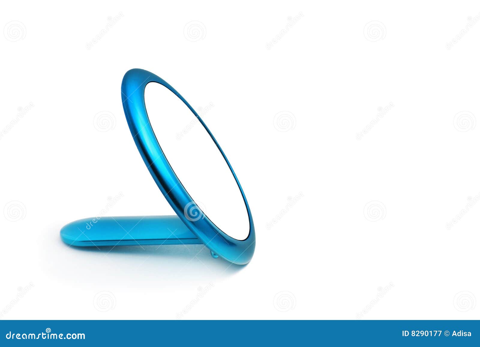 Blue mirror stock image. Image of optical, gift, reflection - 8290177