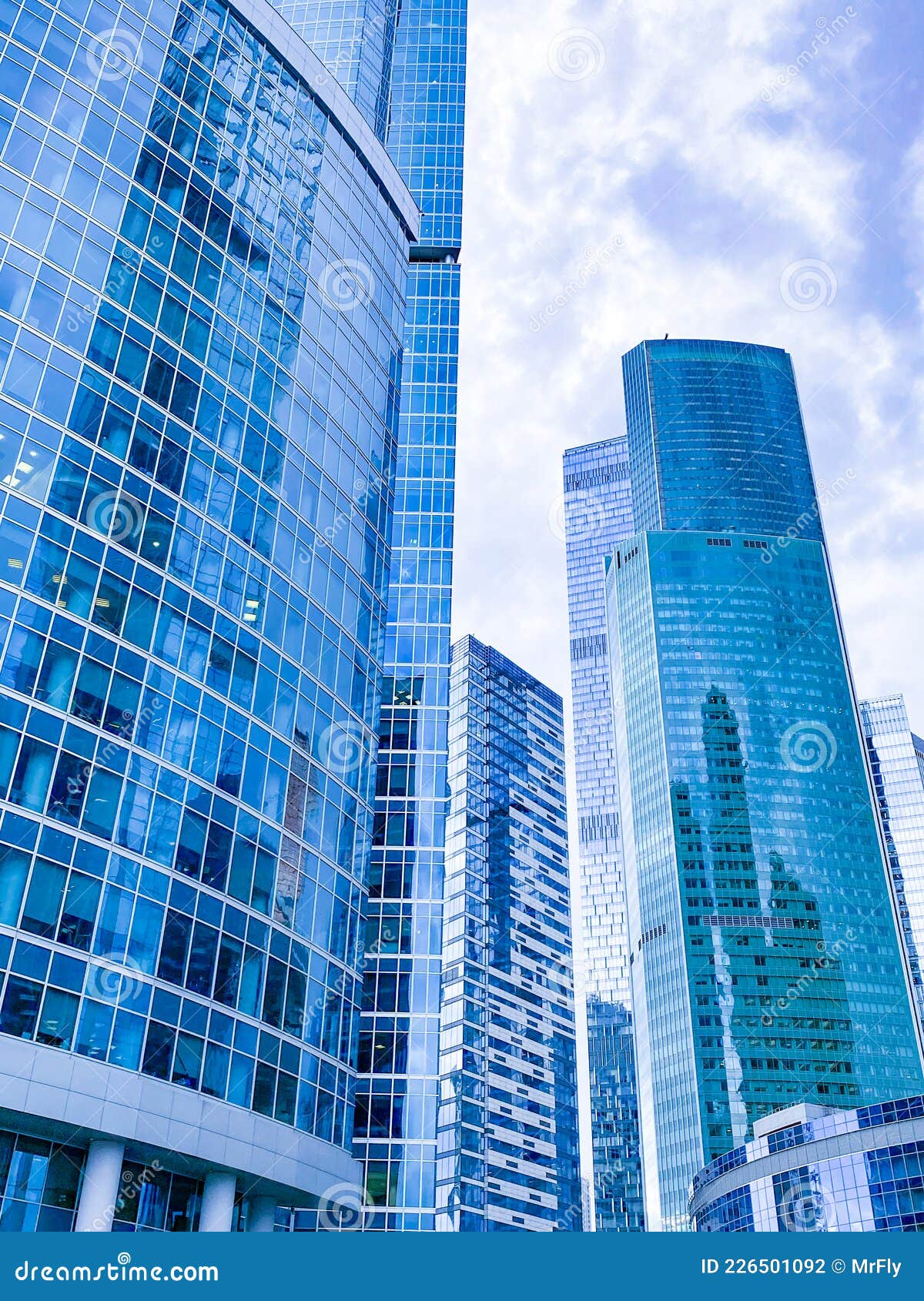 Blue Mirror Window Glass Thai Style Background Texture Stock ...