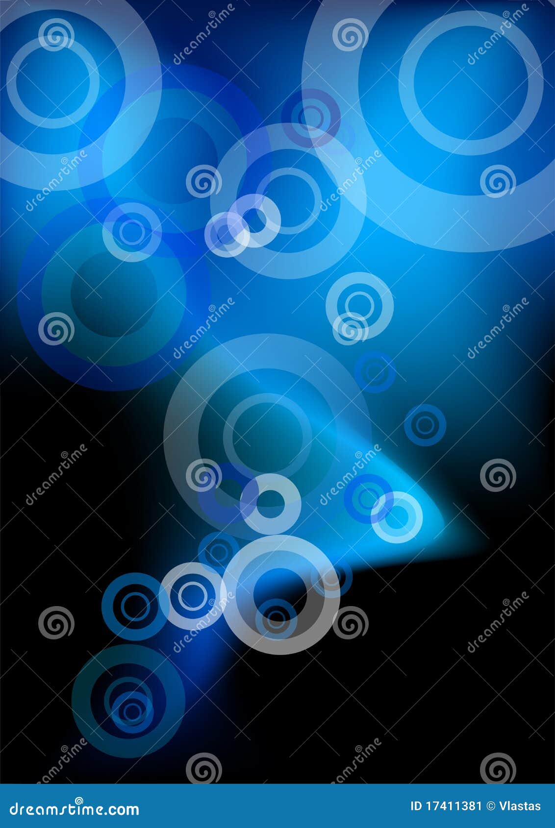 Blue Mist Background Of Transparent Fornms. Royalty-Free Stock ...