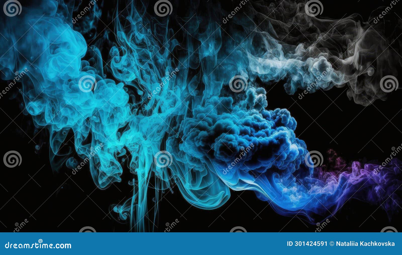 Blue mist background stock illustration. Illustration of silky - 301424591
