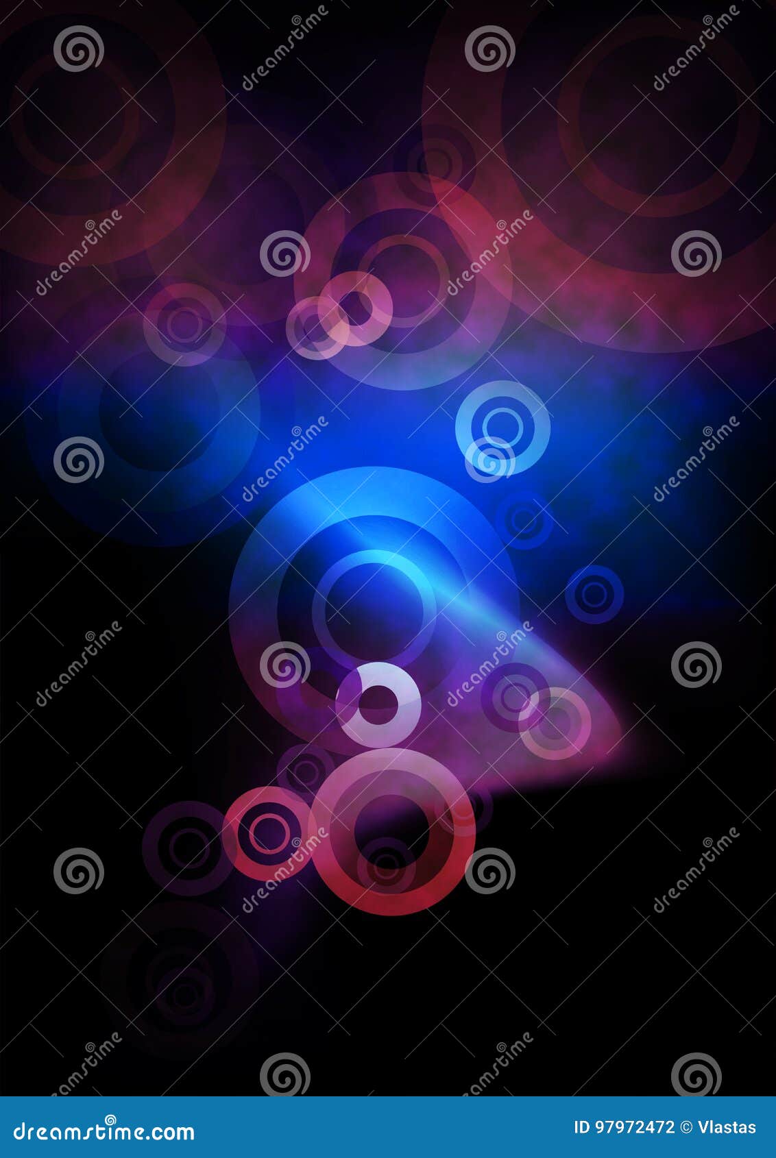 Blue Mist In Forest, Fairy Tale Enchanted River In Mystic Twilight ...