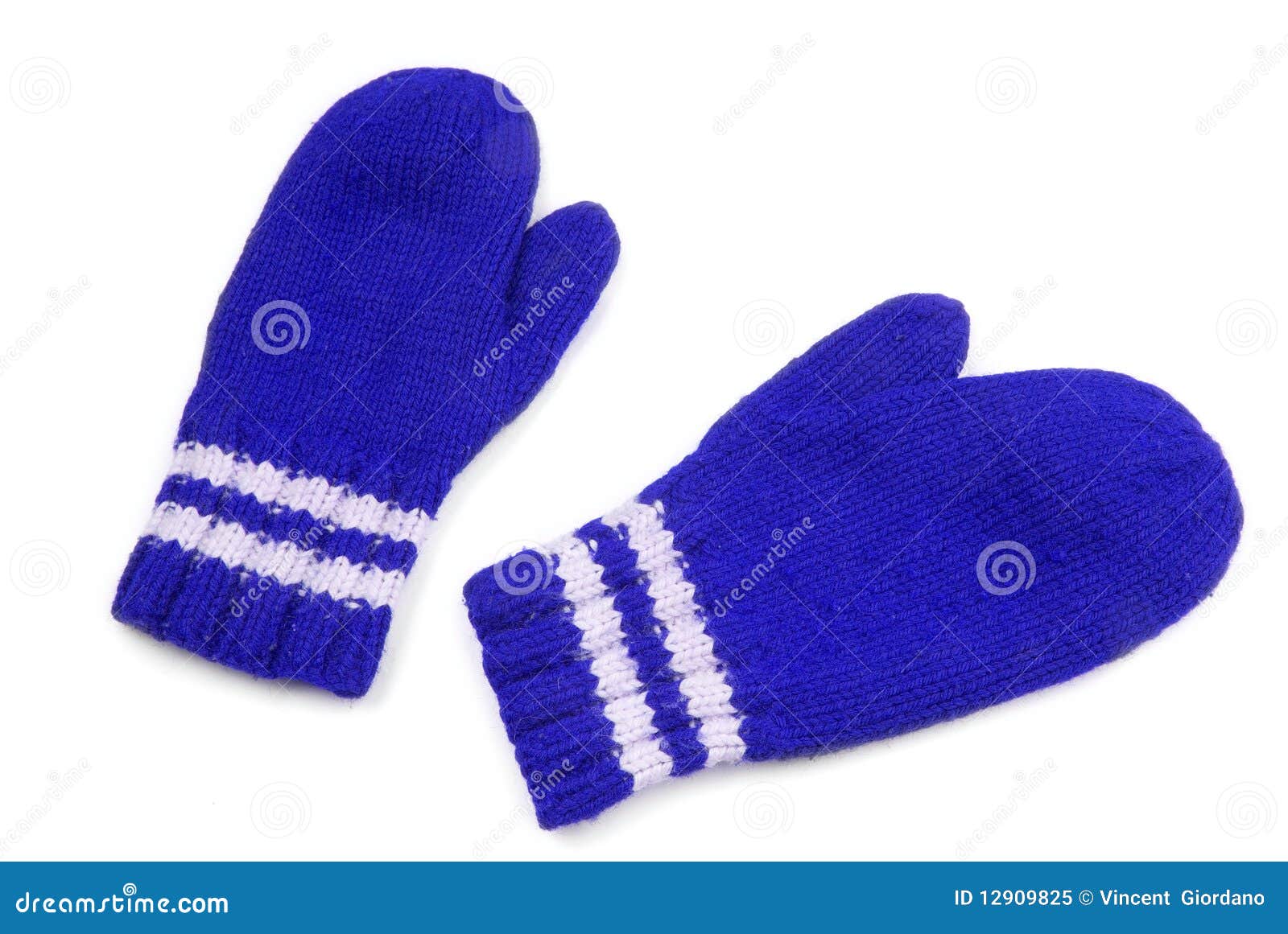Blue mittens stock image. Image of blue, seasonal, frost - 12909825