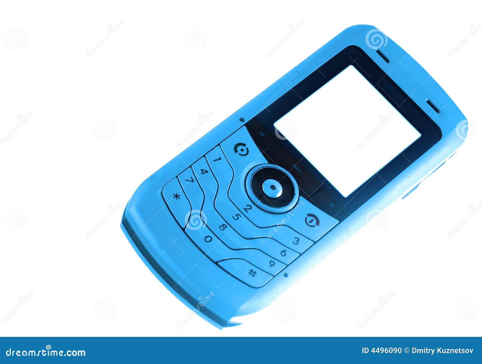 Blue mobile phone stock photo. Image of digit, elegance - 4496090