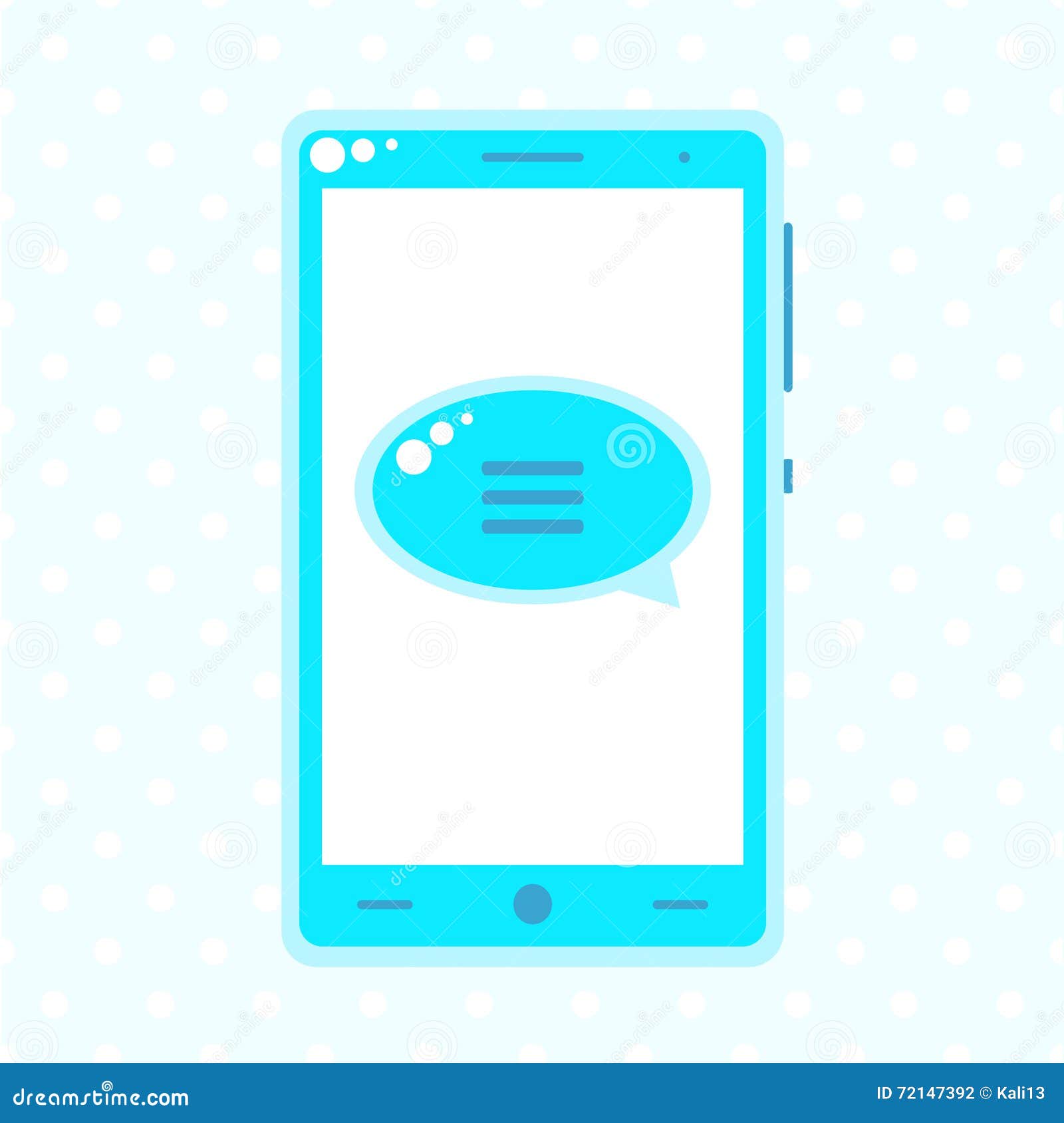 Speech Buble Outline Icon. Symbol, Logo Illustration For Mobile Concept ...