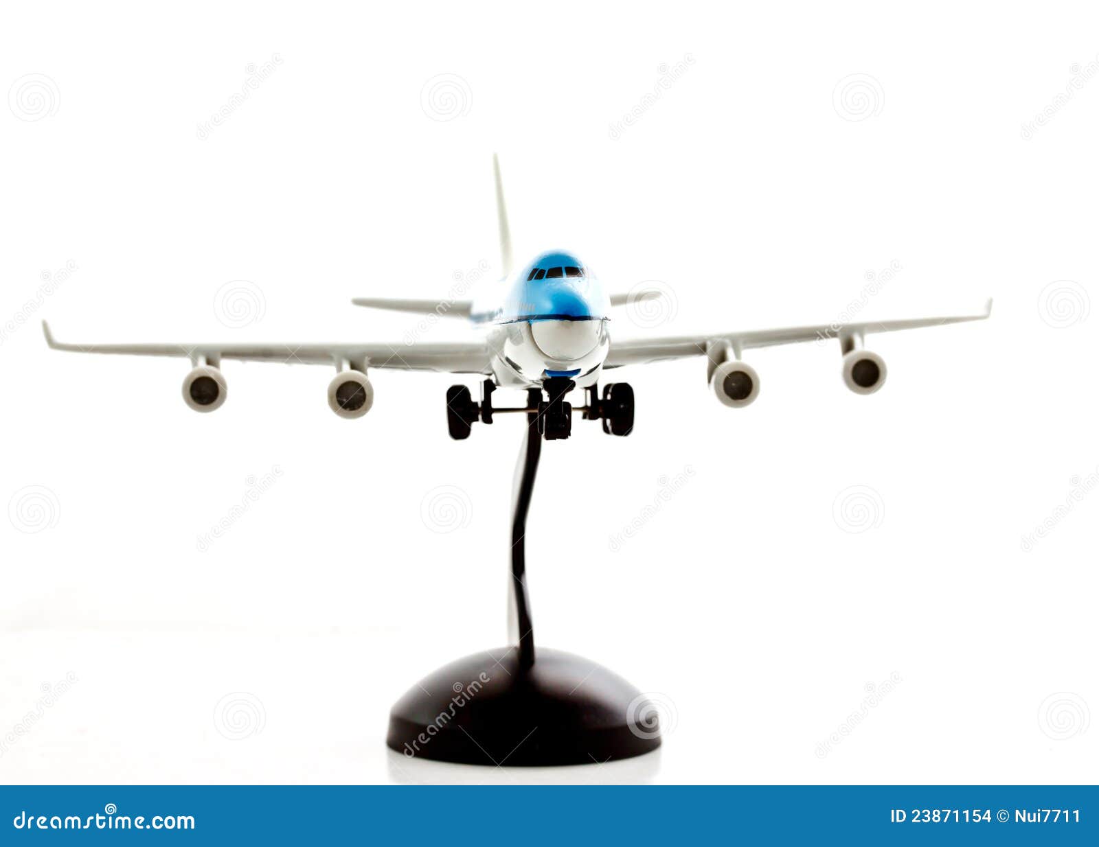 Blue model air plane stock photo. Image of great, model - 23871154