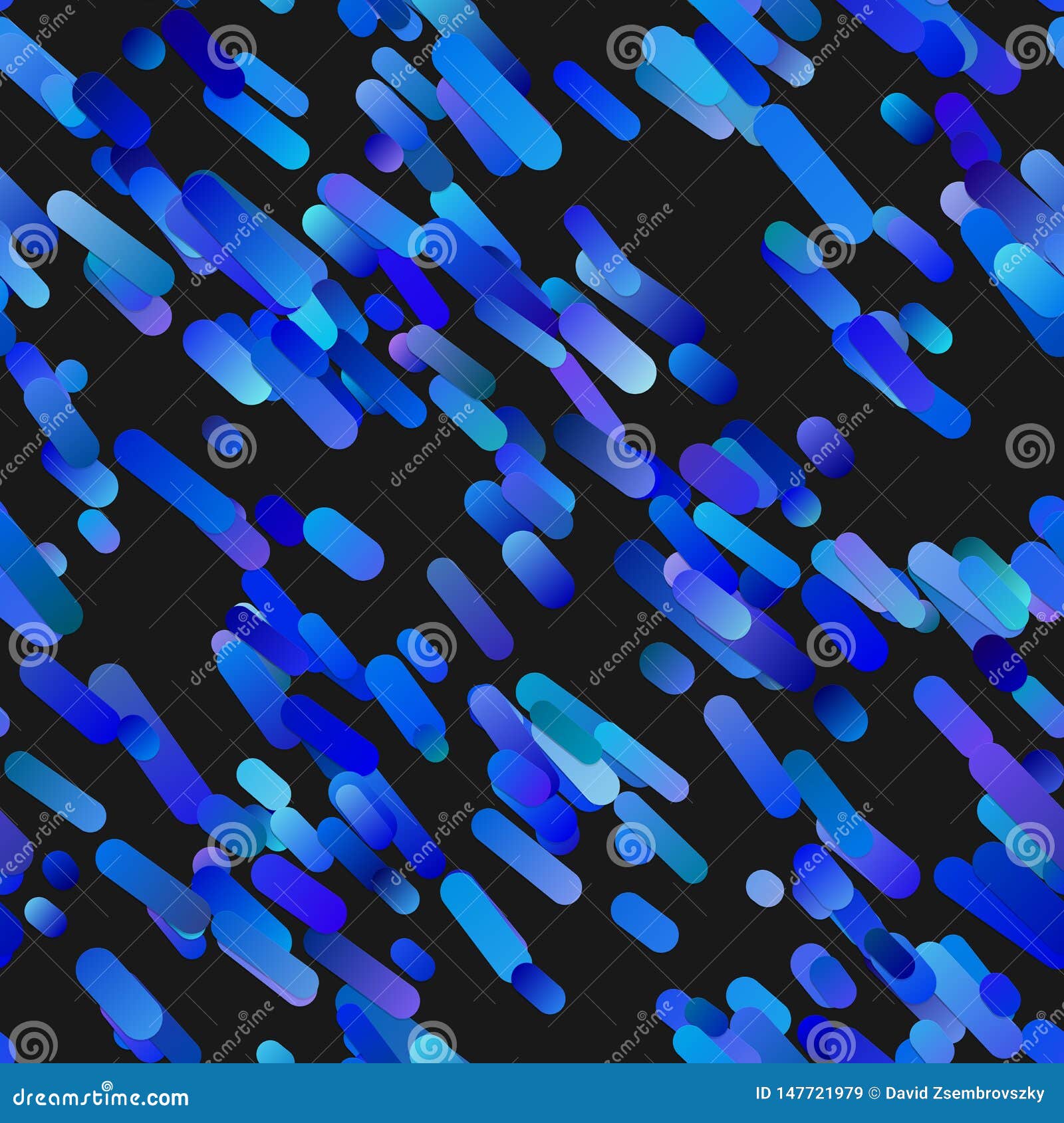 Blue Modern Abstract Gradient Background with Diagonal Seamless Rounded ...