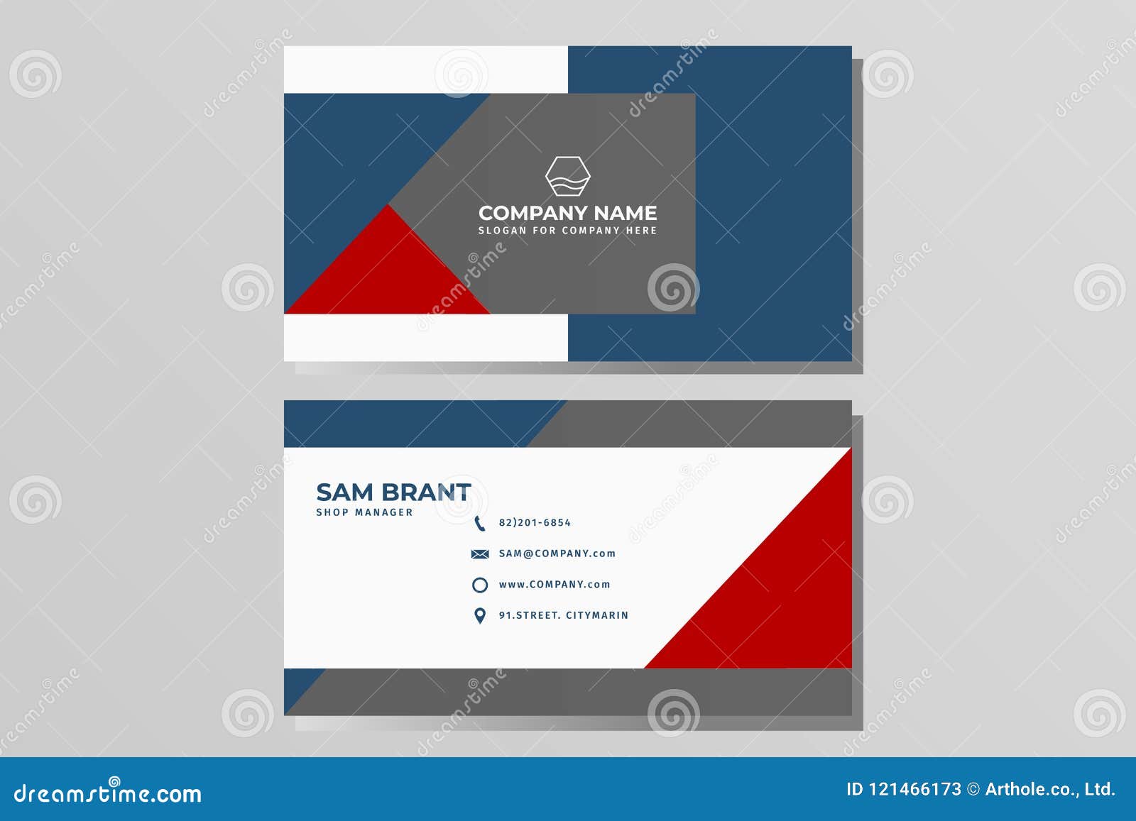 Modern Creative Business Card and Name Card,horizontal Simple Clean ...