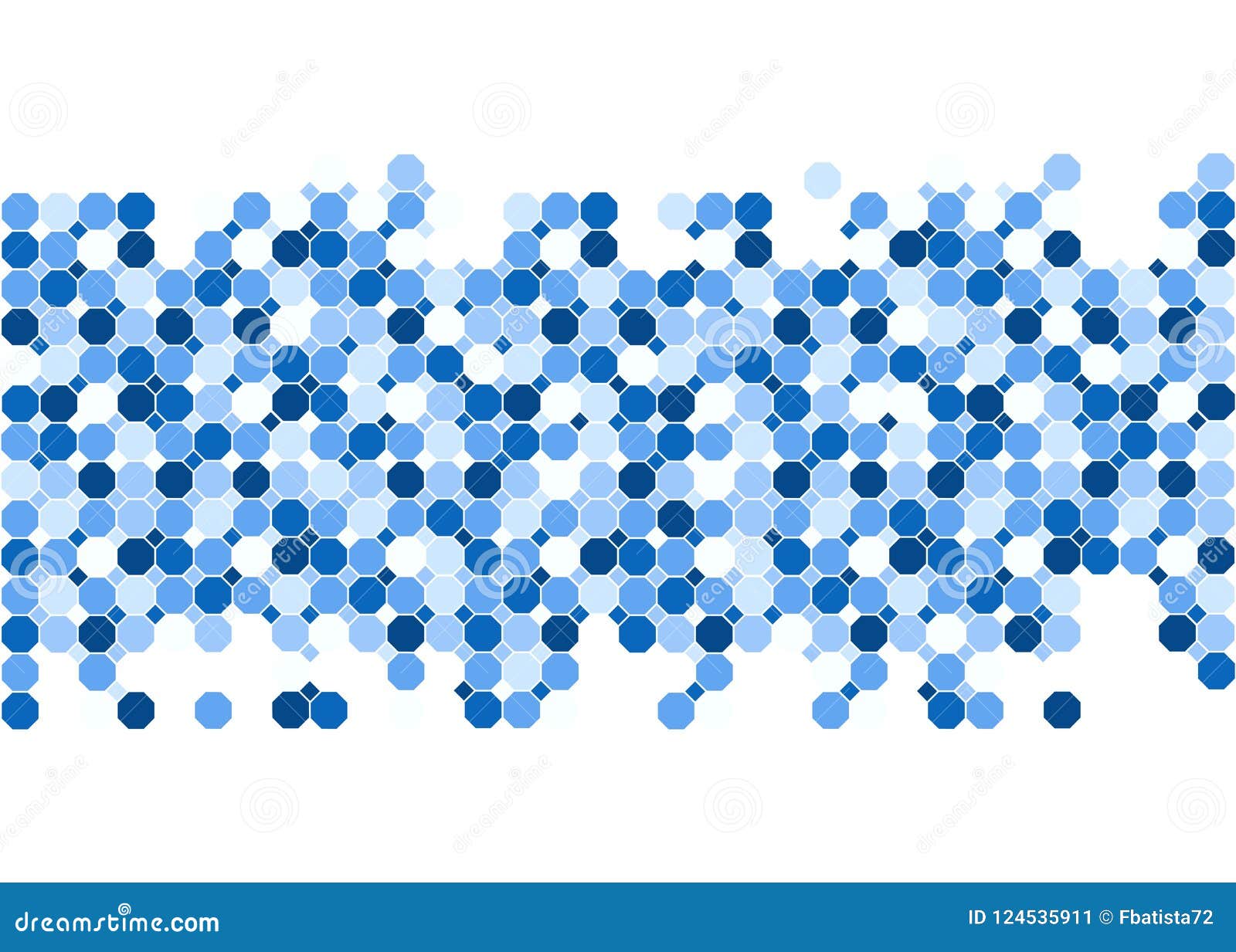 Blue Modern Geometrical Octagon Square Abstract Background Stock ...