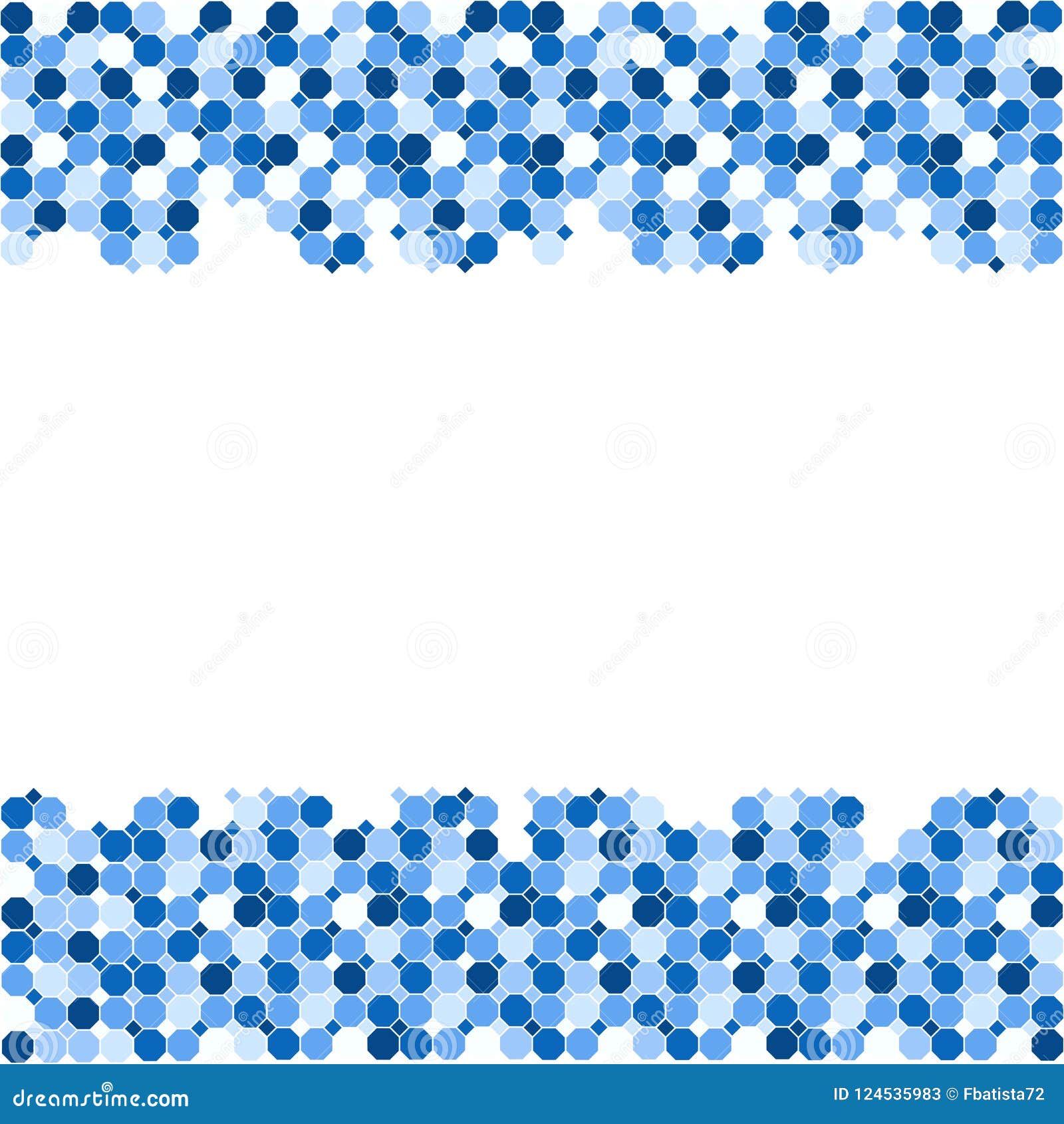 Blue Modern Geometrical Octagon Square Abstract Background Stock ...