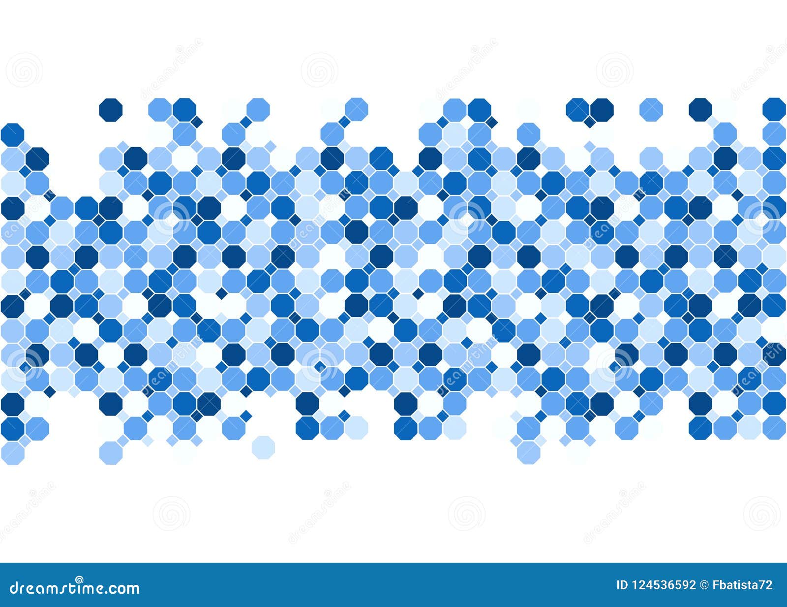 Blue Modern Geometrical Octagon Square Abstract Background Stock ...