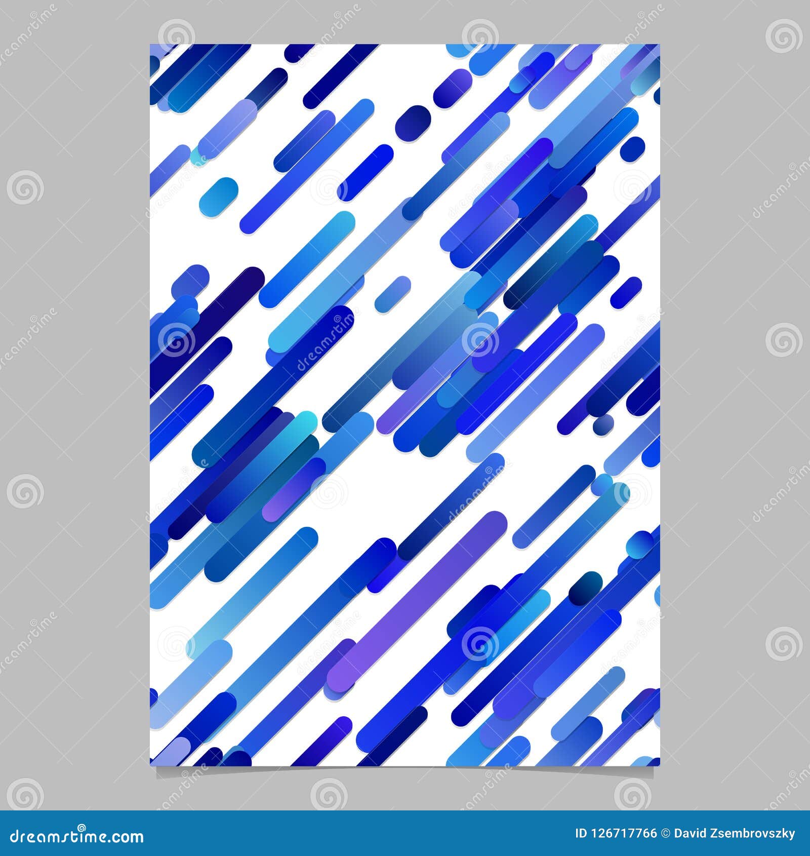 Blue Modern Gradient Diagonal Stripe Pattern Brochure Background ...