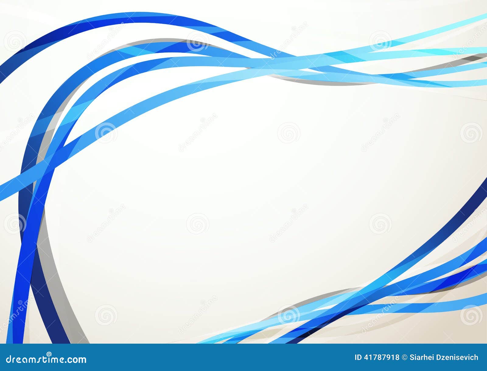 Blue Modern Swoosh Abstract Background Stock Vector - Illustration of ...