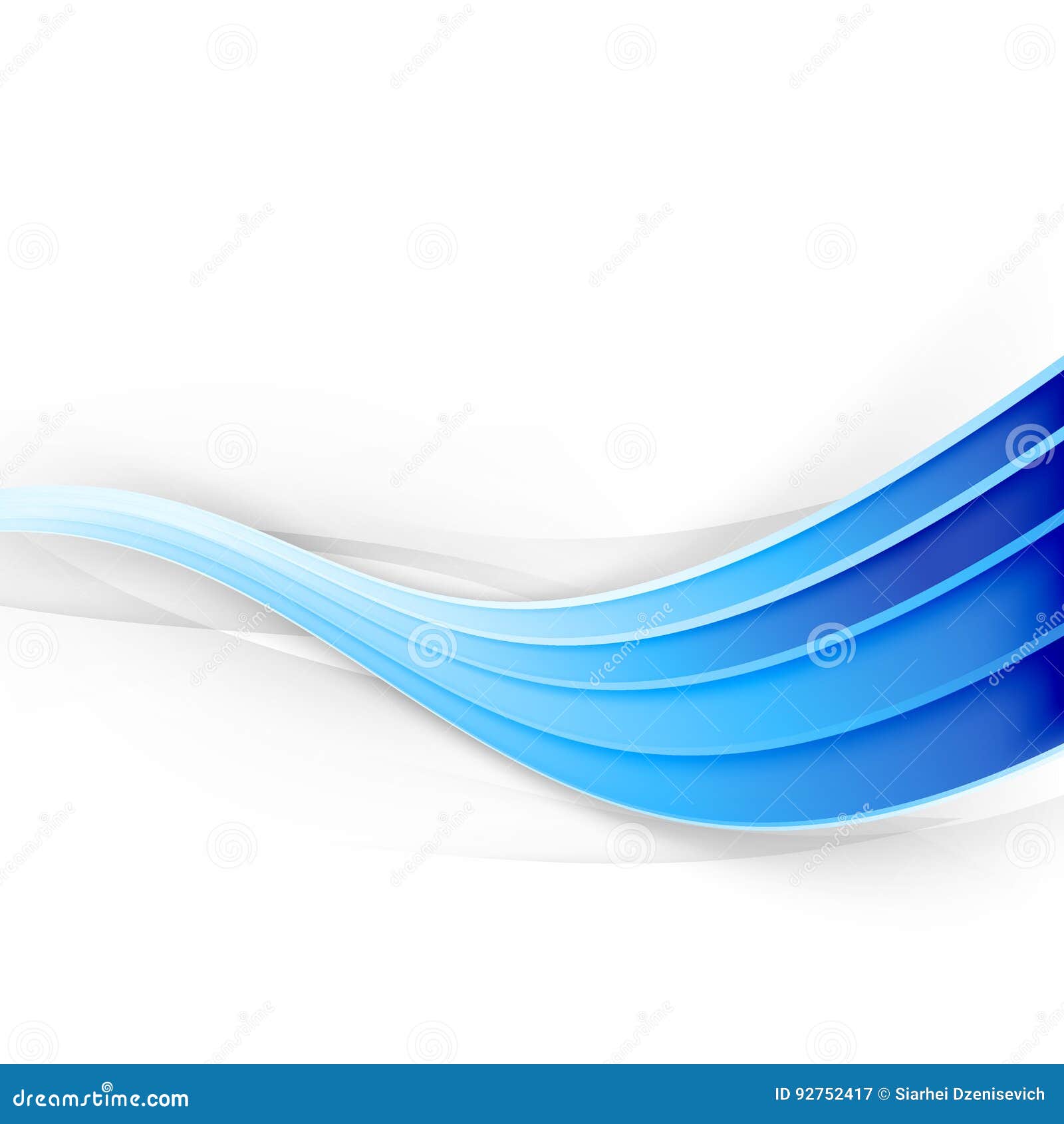 Modern Swoosh Wave And Circle Layout Vector Illustration ...