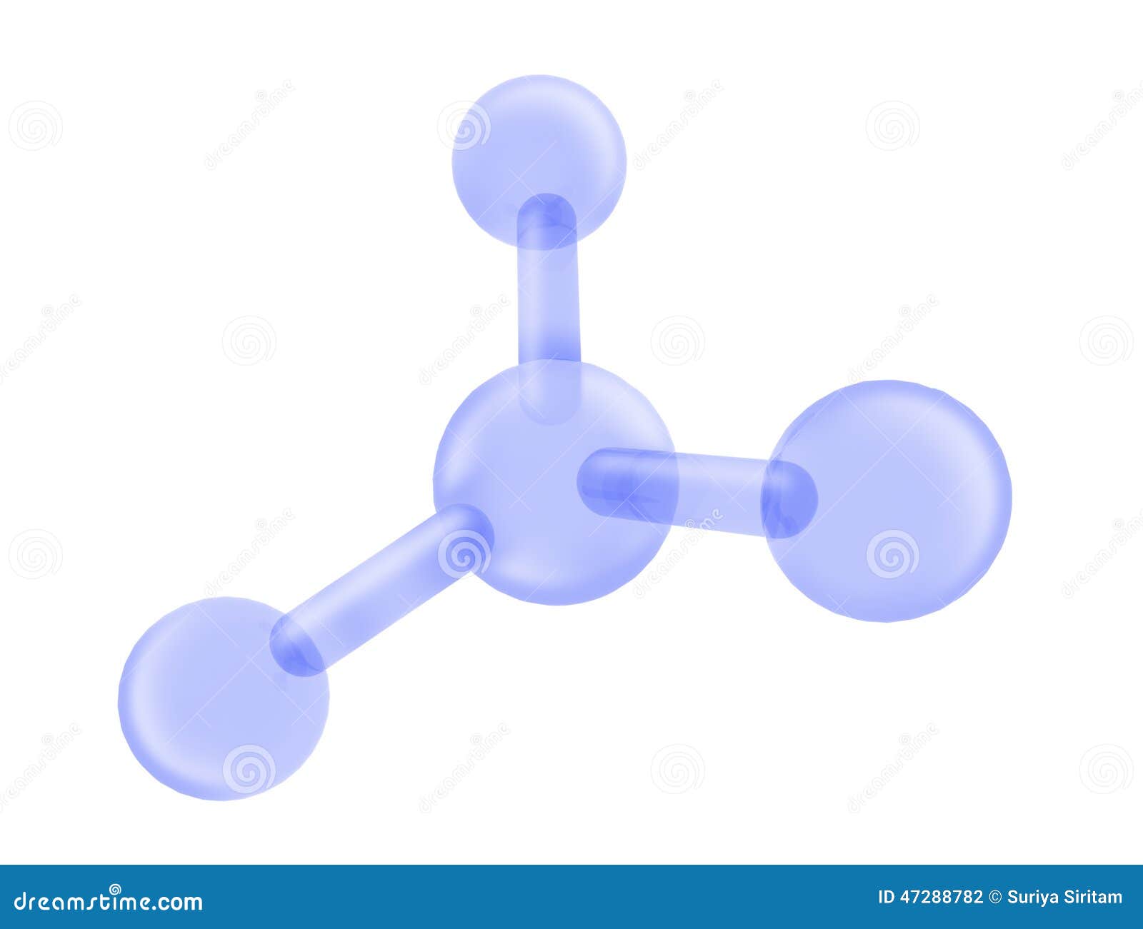 Blue Molecular stock illustration. Illustration of structure - 47288782