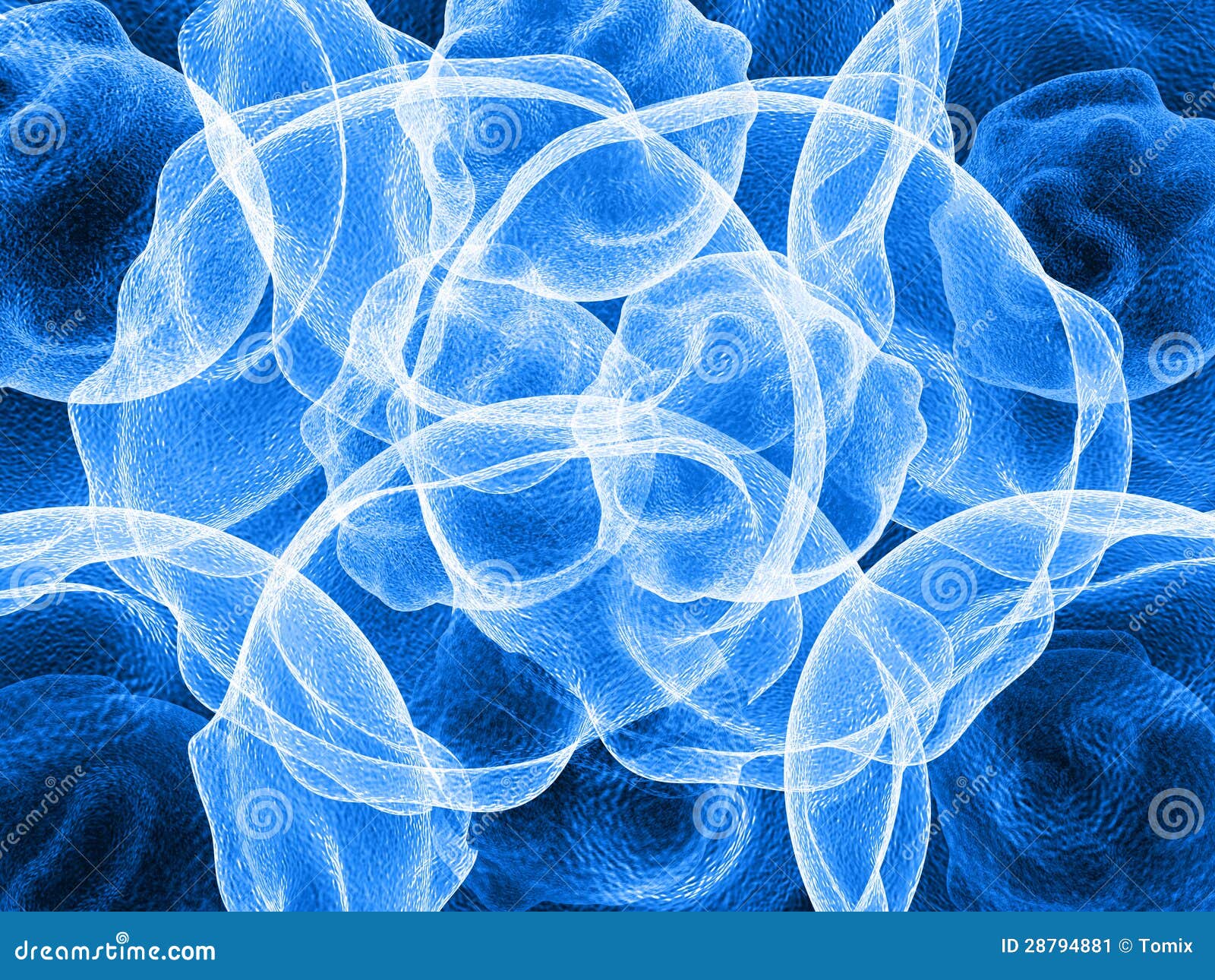 Blue molecules stock illustration. Illustration of blue - 28794881