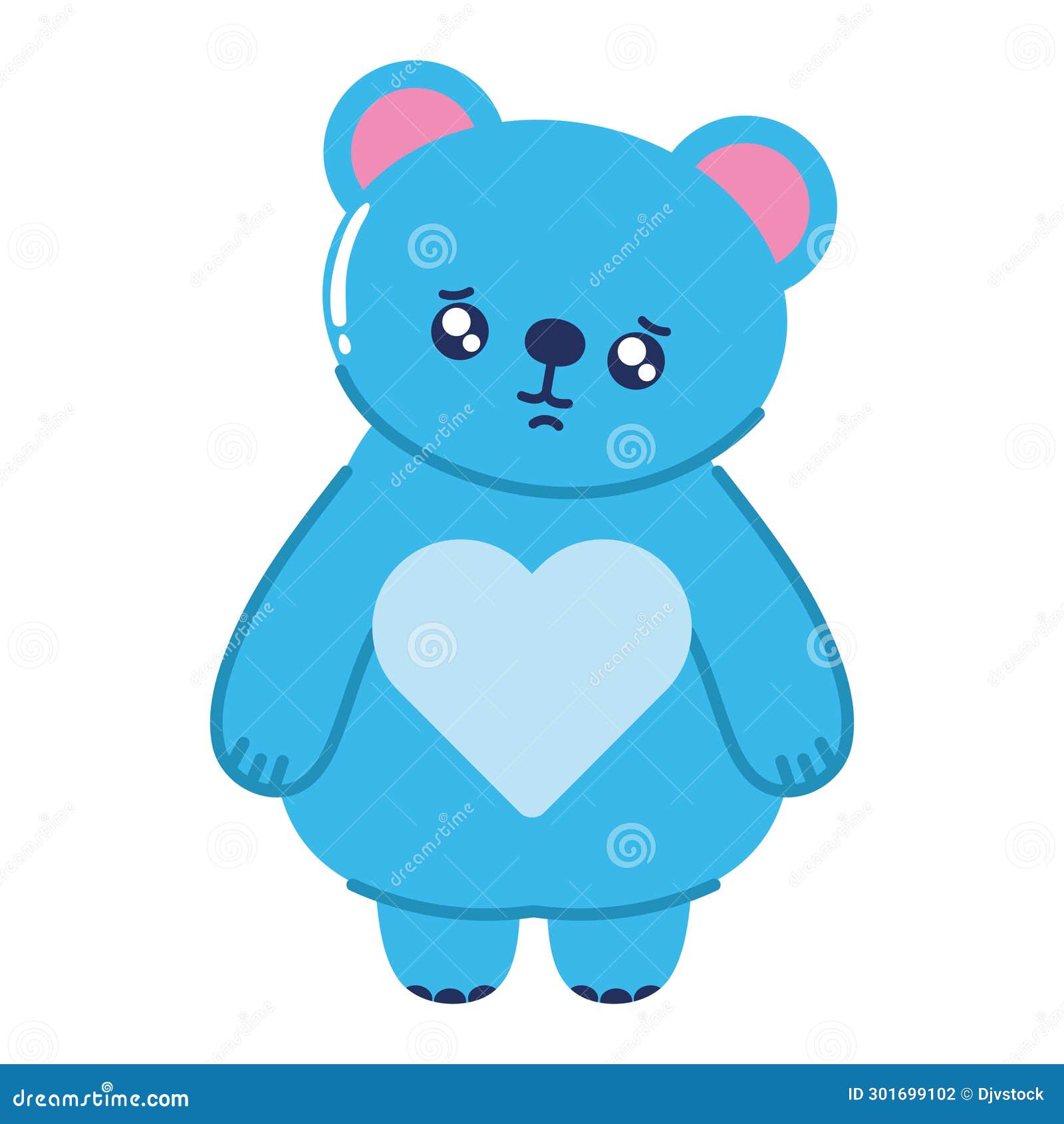 Blue Monday, Hand Drawing Sad Boy With Blue Emojies Flying Aroung, Bad ...