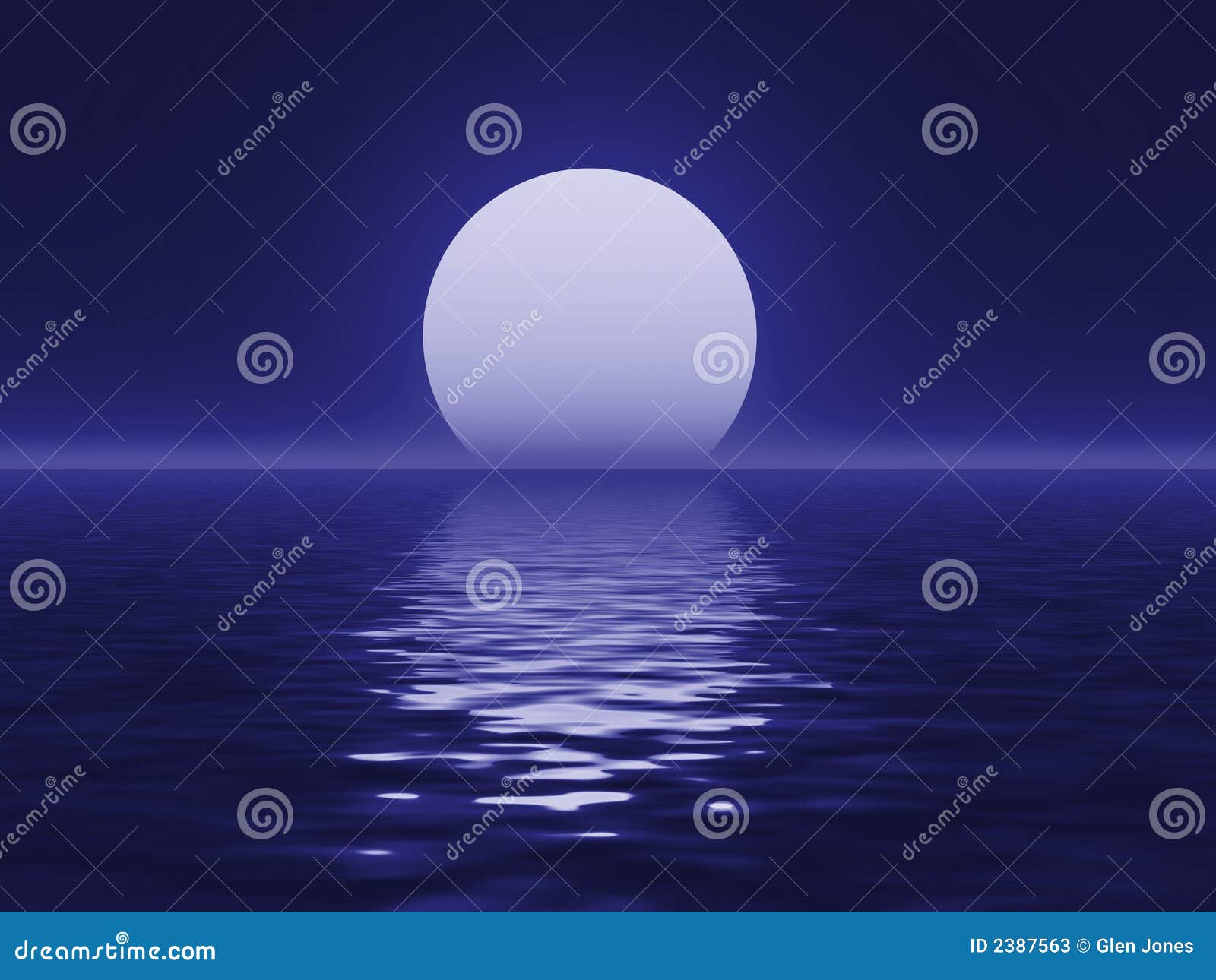 Blue Moon/water Ripples - Vertical Background Royalty-Free Stock ...
