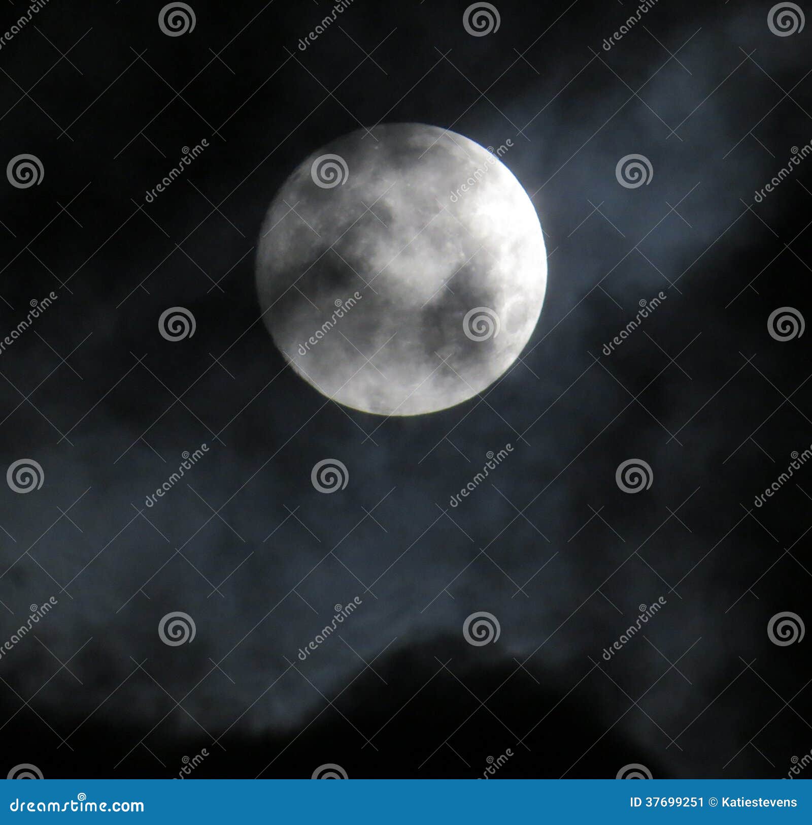 Blue moon stock image. Image of california, moonlight - 37699251