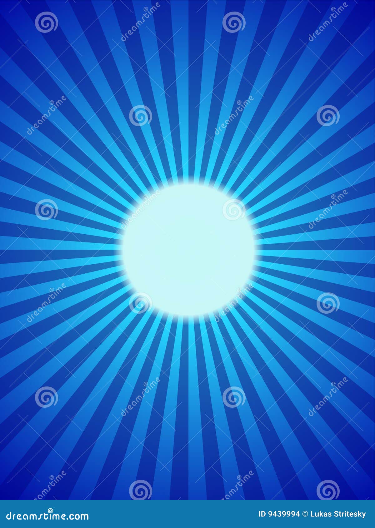 Blue Moon Backround, Full, Rays Stock Vector - Illustration of artistic ...