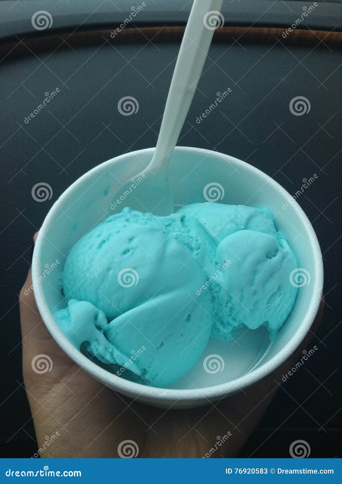 Blue Moon Ice Cream! stock image. Image of blue, moon - 76920583