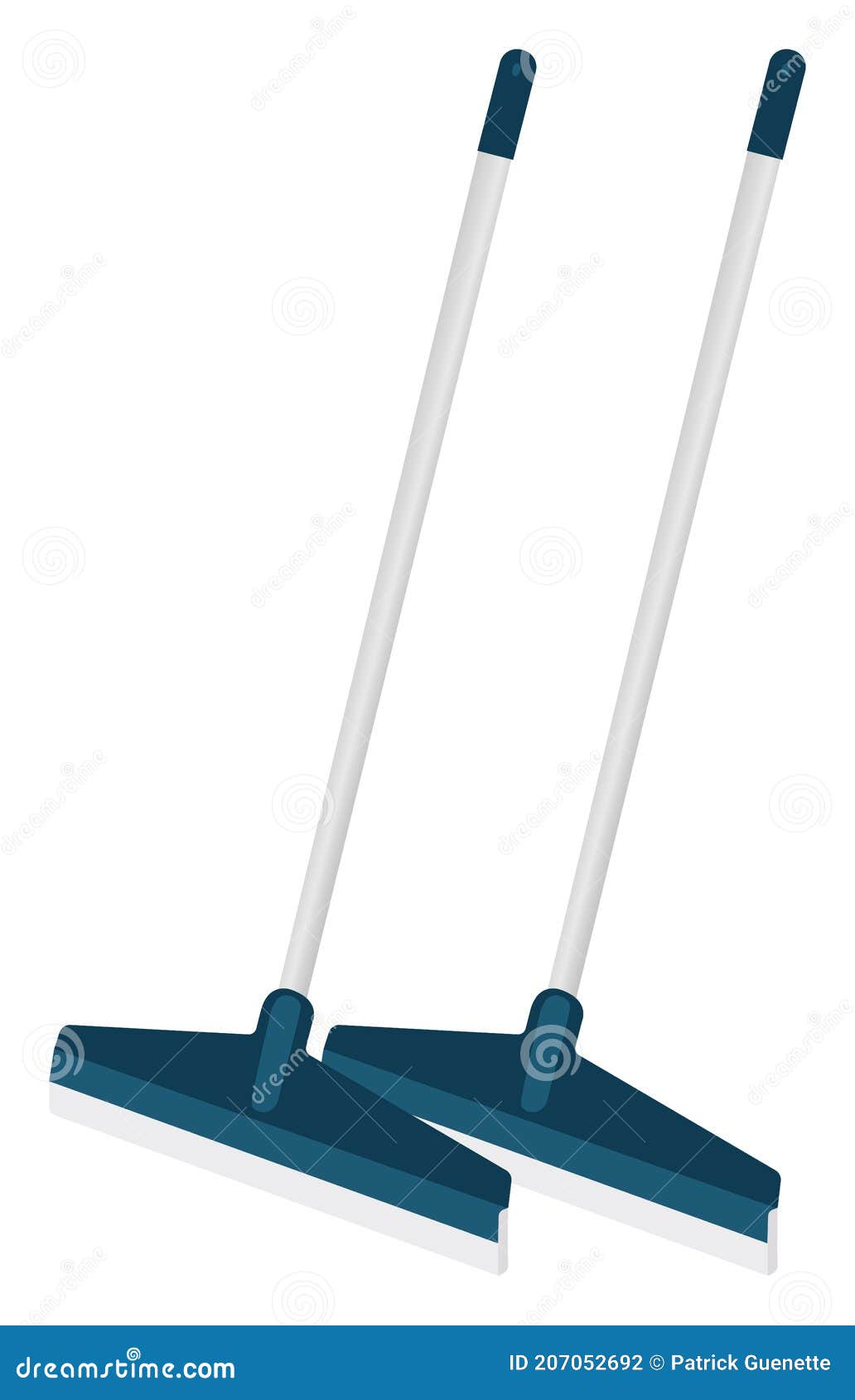 Blue Mops, Illustration, Vector Stock Vector - Illustration of design ...