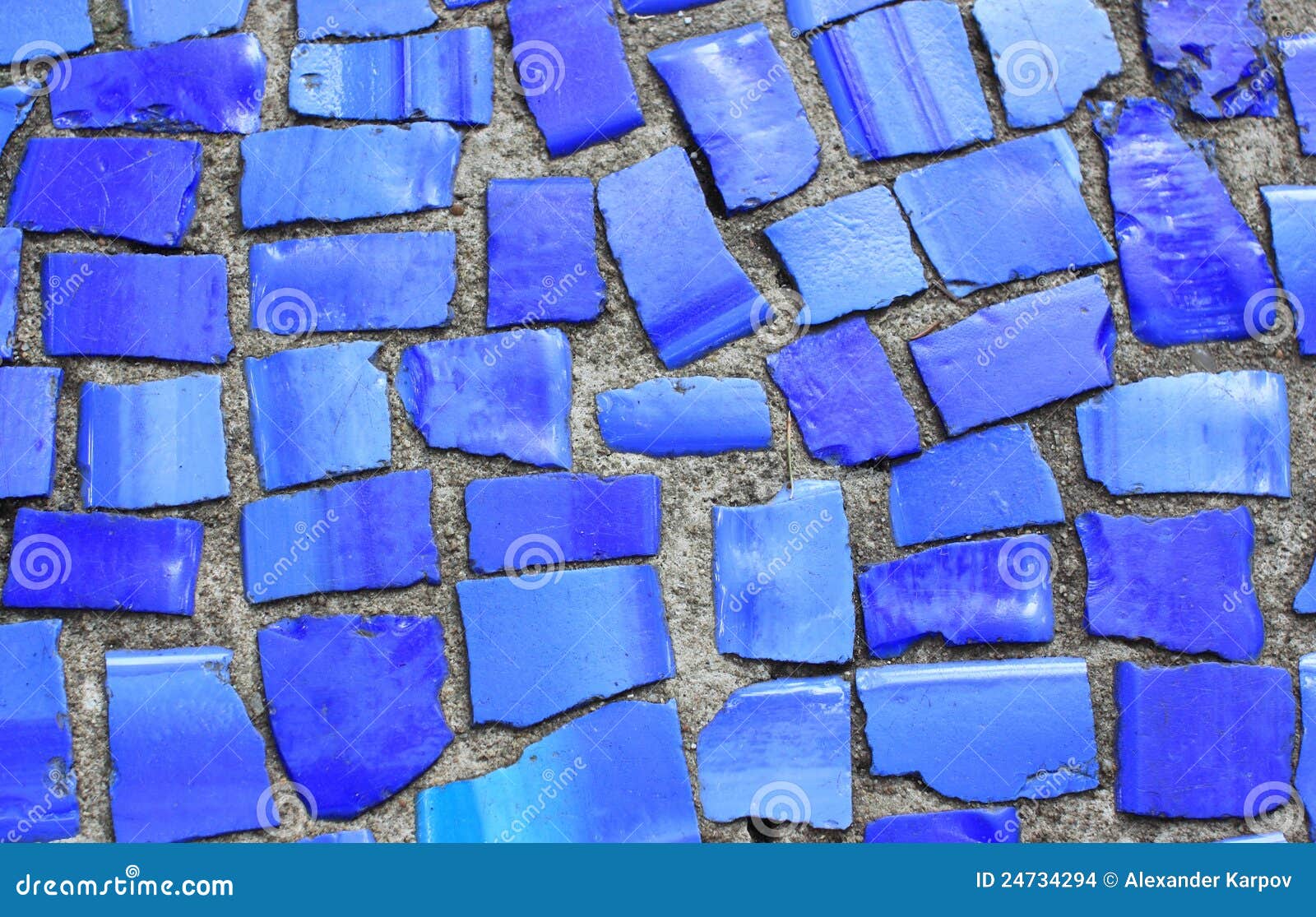 Blue mosaic stock photo. Image of line, curve, colors - 24734294