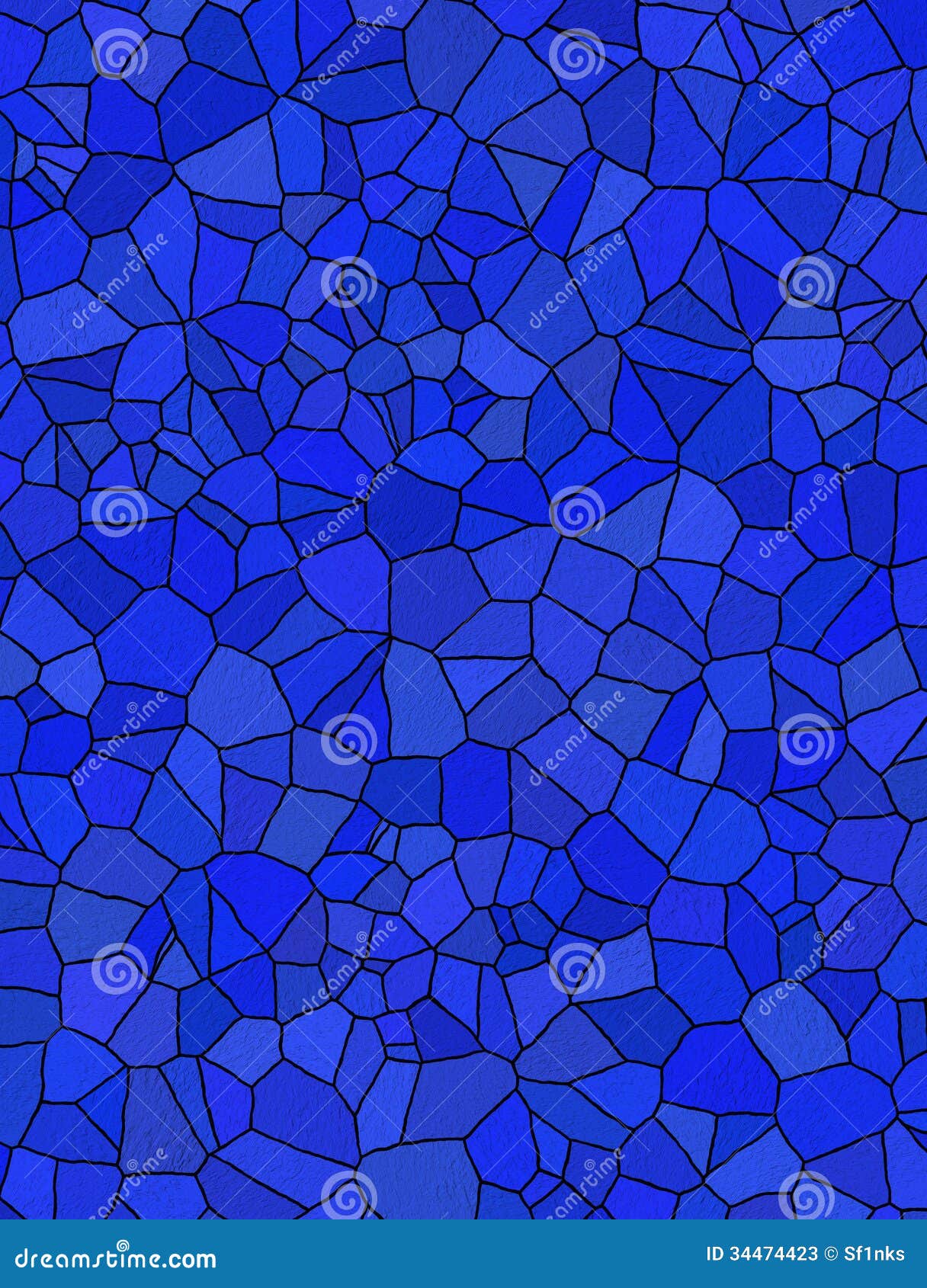Blue mosaic for background stock illustration. Illustration of ...