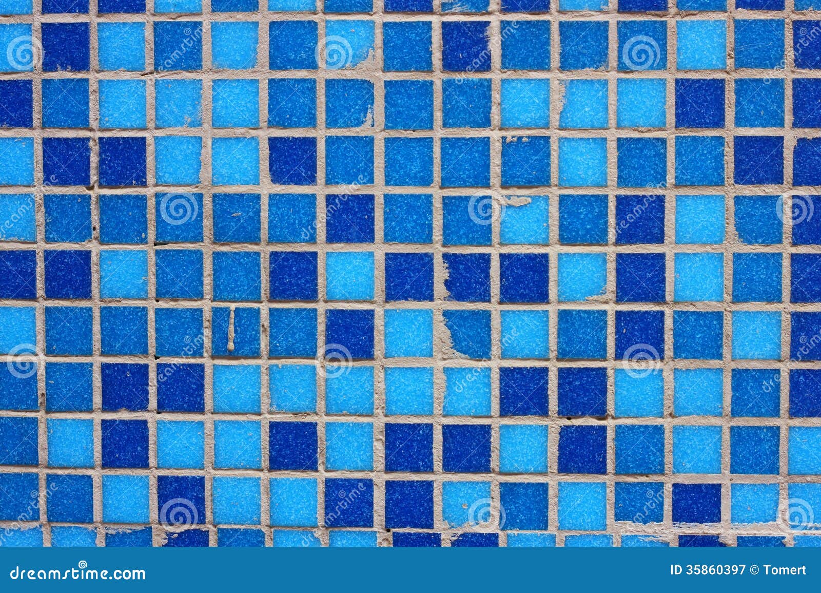 Blue mosaic tile pattern stock image. Image of decorative - 35860397