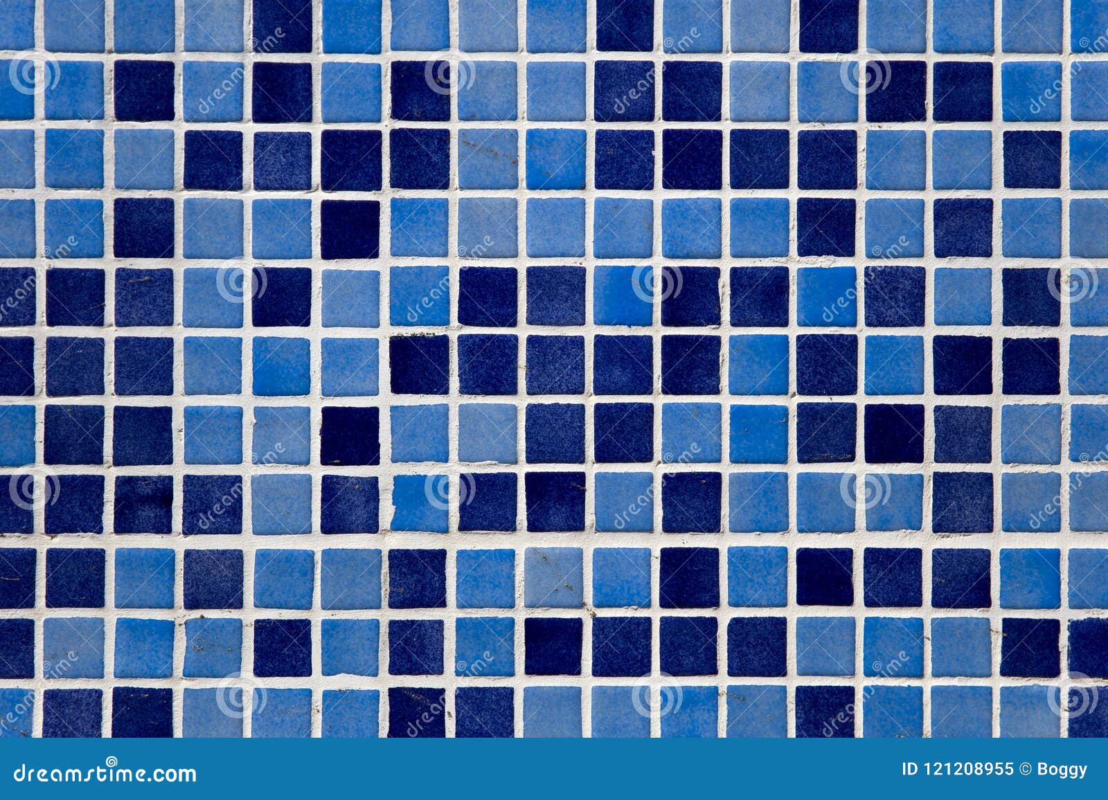 Blue mosaic wall stock image. Image of frame, backgrounds - 121208955