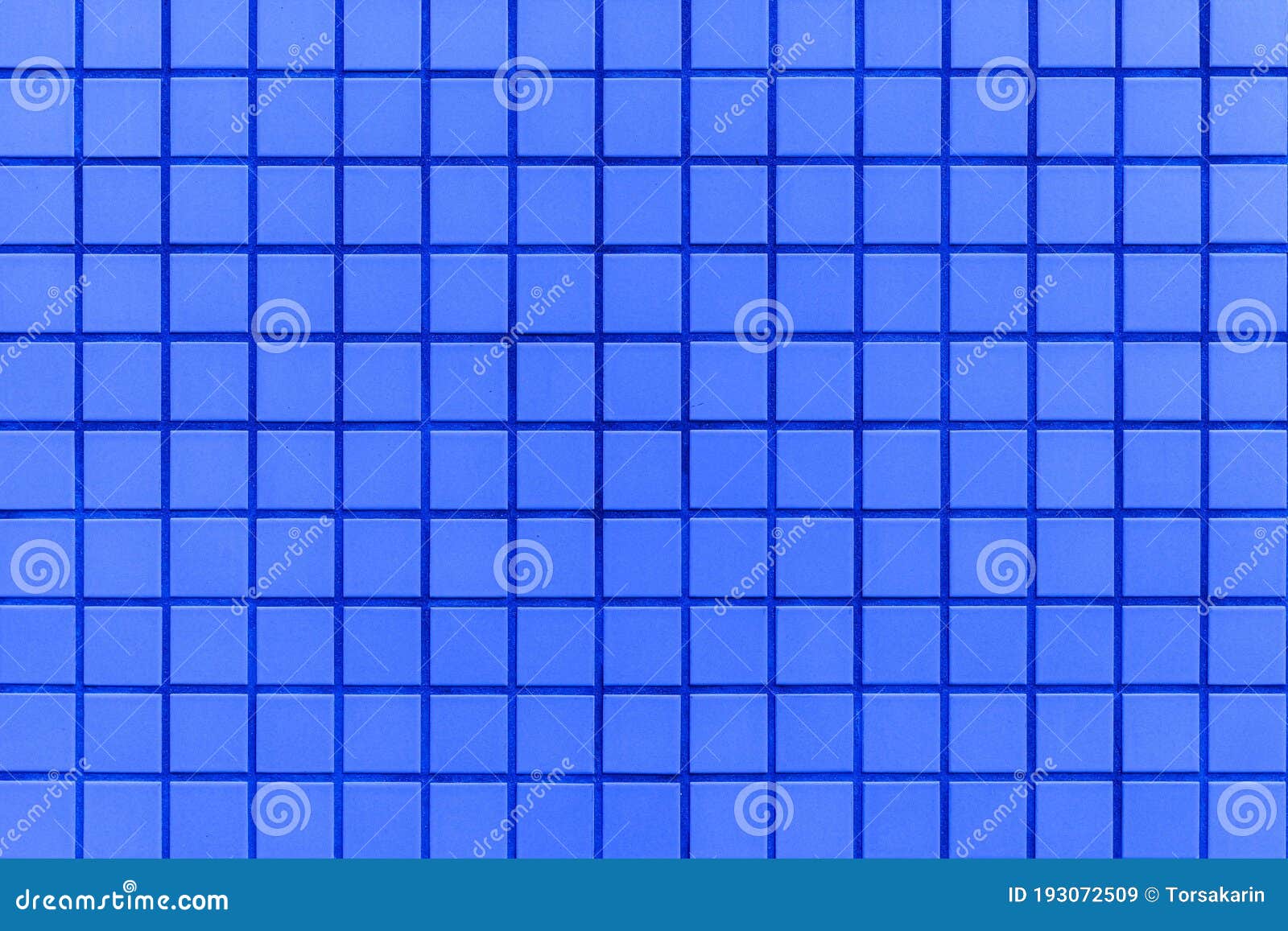 Blue Mosaic Wall Tile Pattern Stock Illustration - Illustration of ...