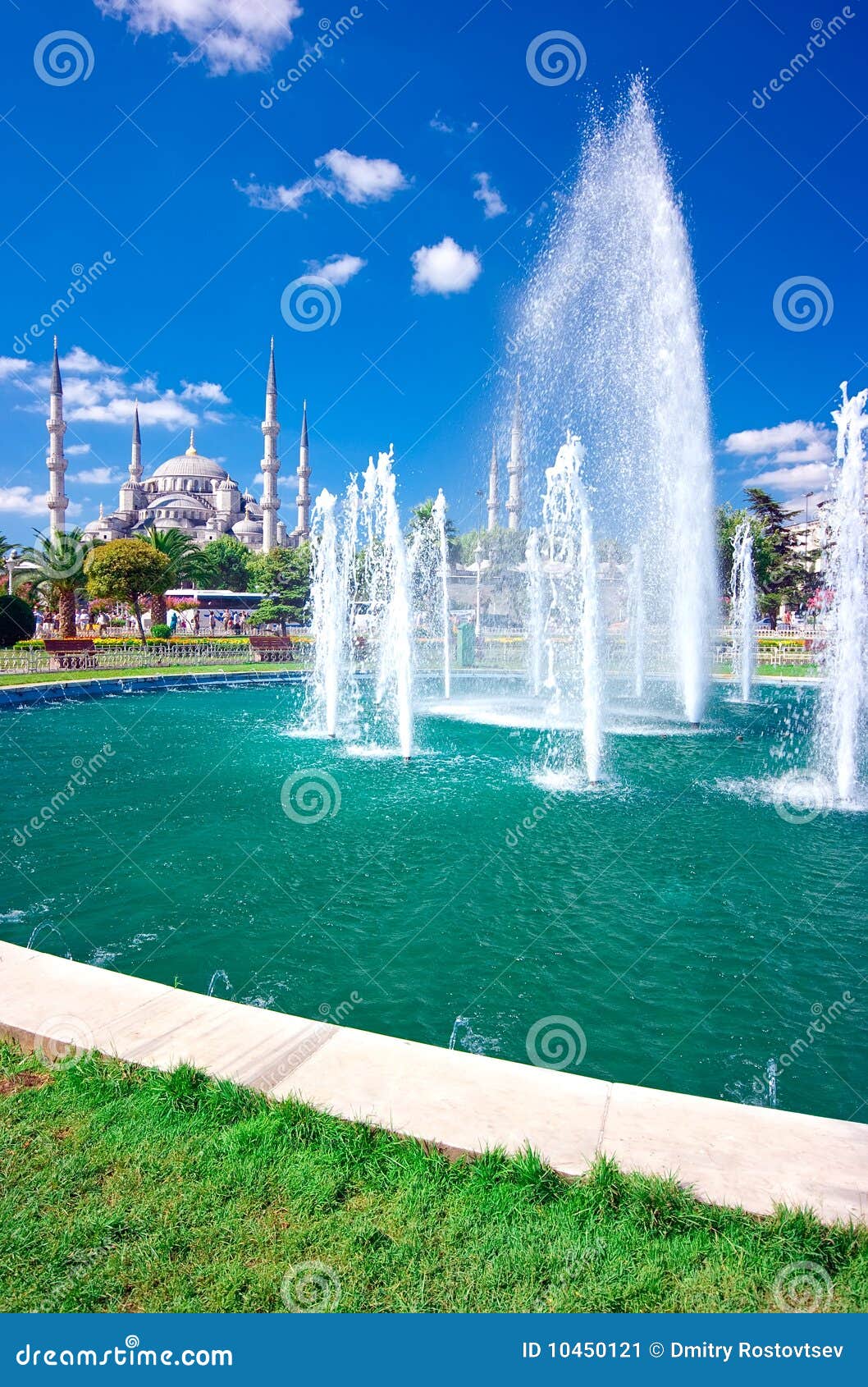 The Blue Mosque stock image. Image of muslim, building - 10450121