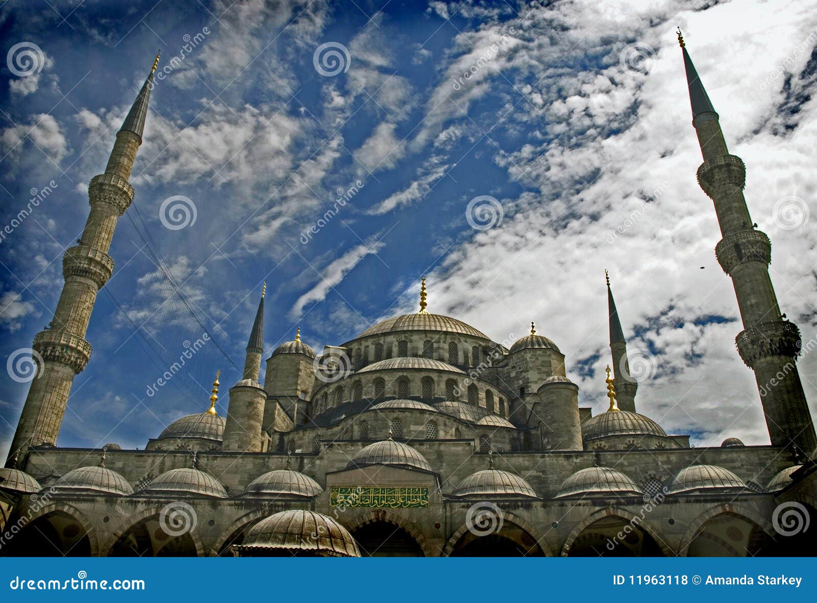 Blue Mosque stock photo. Image of religious, architectural - 11963118