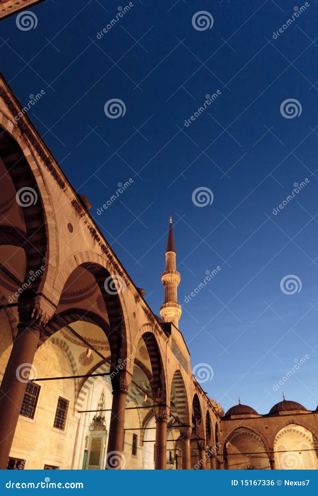 The Blue Mosque stock photo. Image of ancient, minaret - 15167336