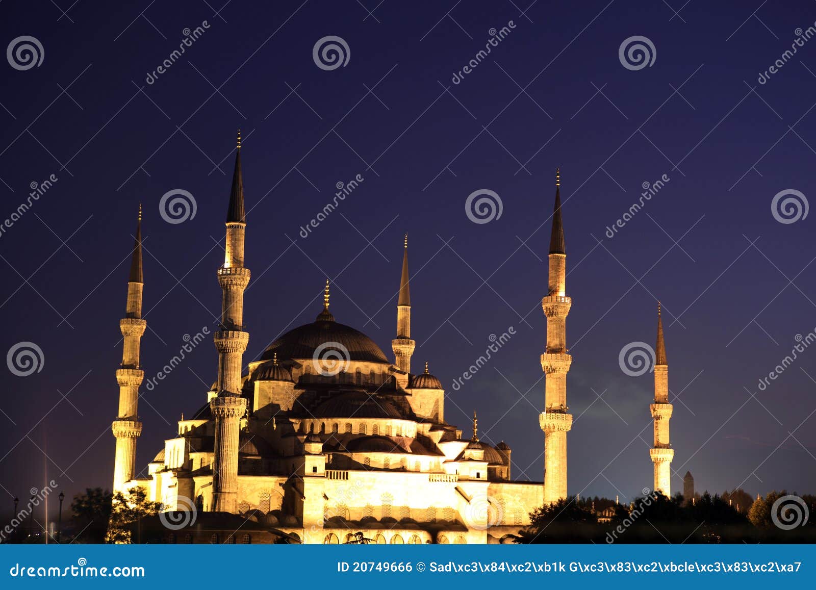 Blue Mosque stock photo. Image of minaret, islam, architecture - 20749666