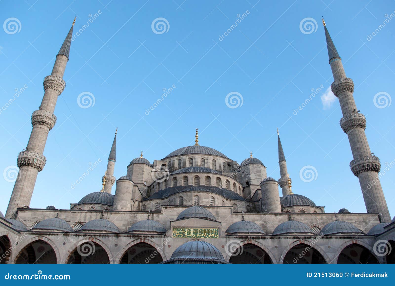 Blue mosque stock photo. Image of landmark, arabic, monument - 21513060