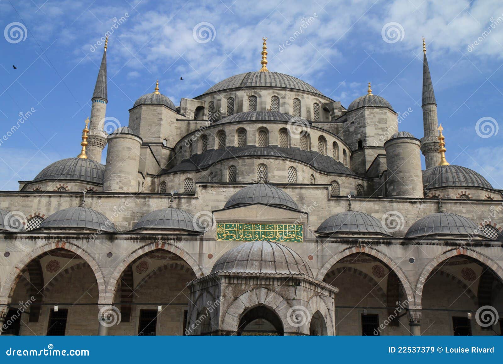 Blue mosque stock image. Image of tourism, muslim, mosque - 22537379
