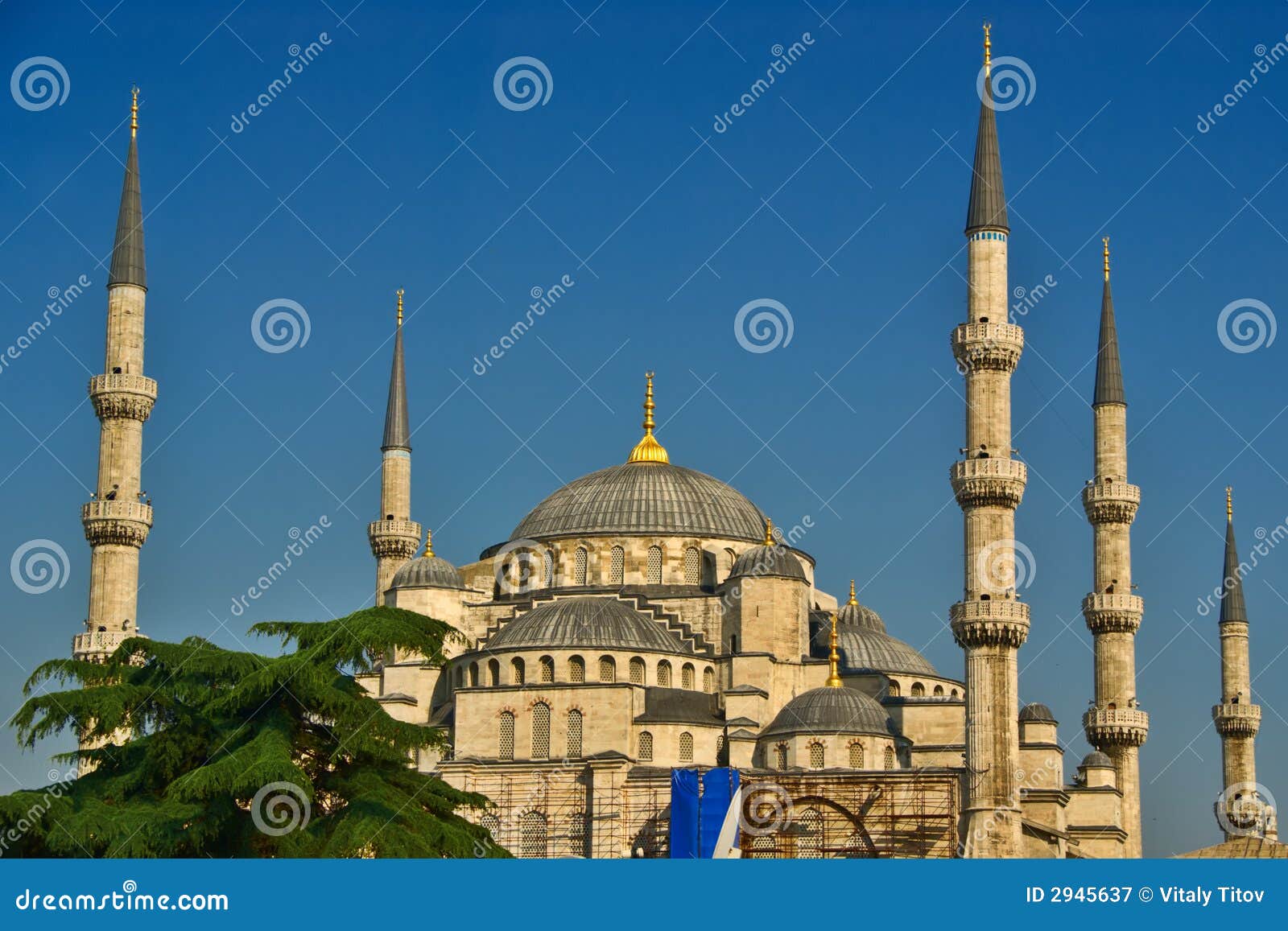 Blue Mosque stock image. Image of heaven, dusk, ahmet - 2945637